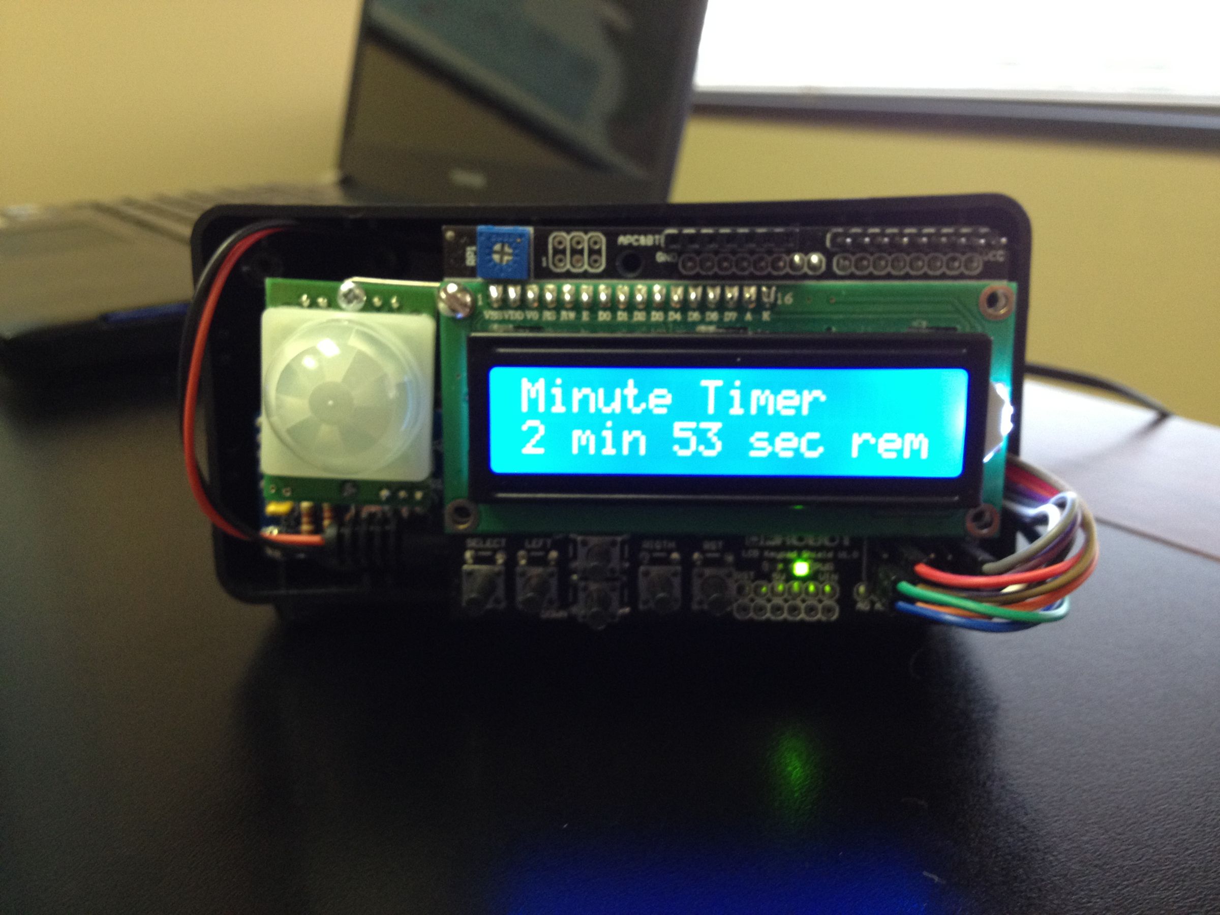 Motion Sensitive LCD Real-Time Clock/Alarm/Timer (Updated Program) : 8 ...