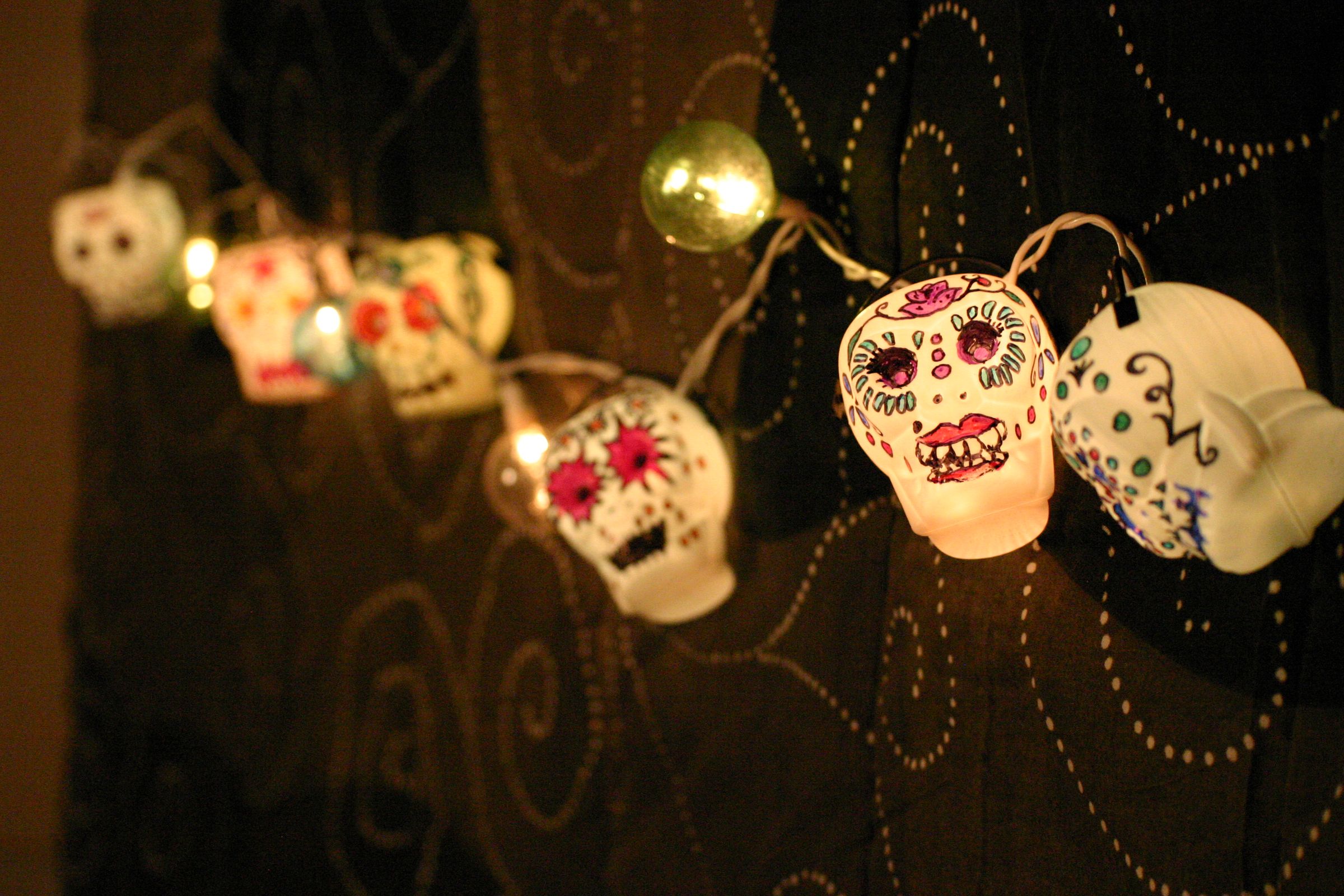 Sugar Skull String Lights : 3 Steps (with Pictures) - Instructables