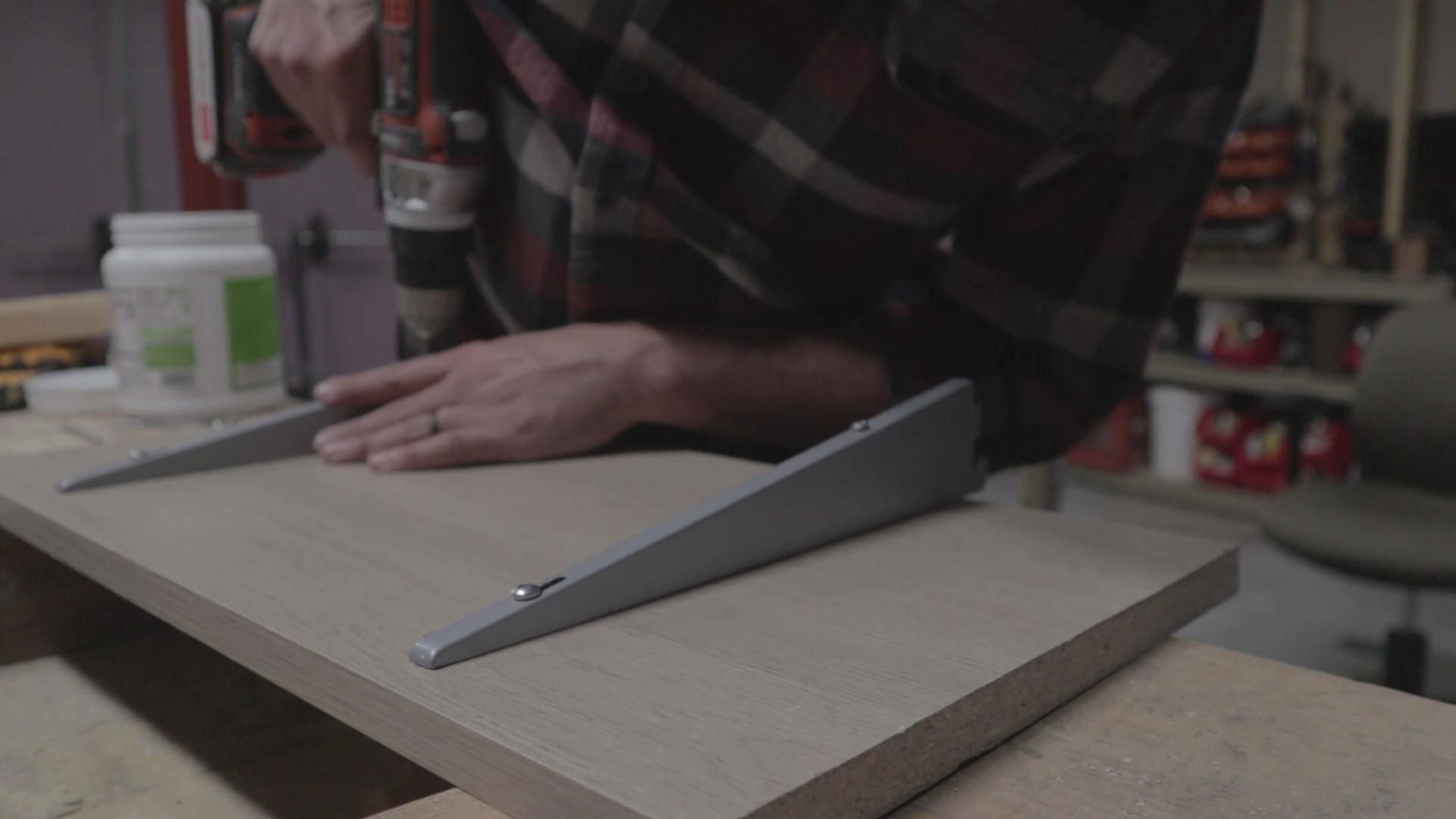 DIY Command Center - a Rolling Adjustable Height Desk on a Budget : 8 ...