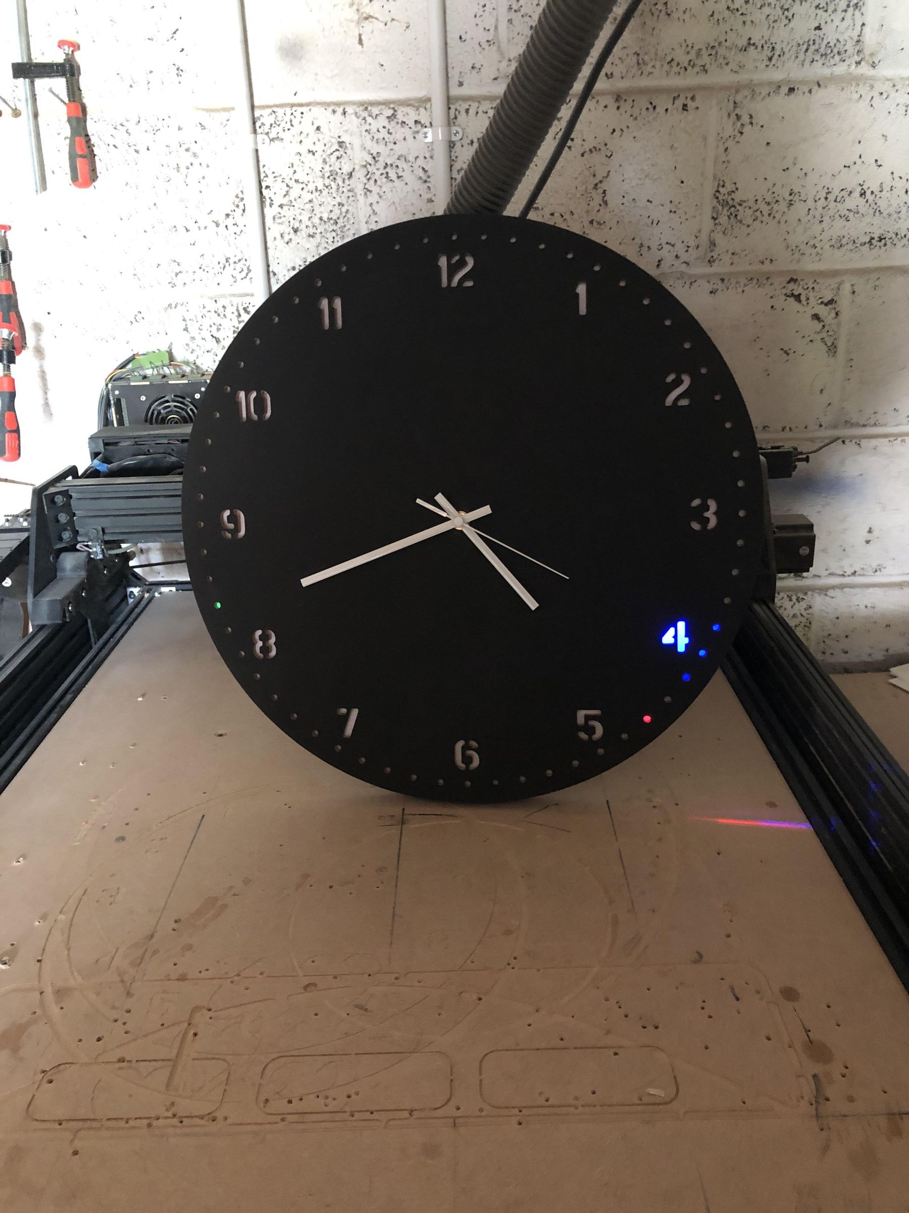 Supersize LED/Analog Clock With a Twist. : 5 Steps (with Pictures ...