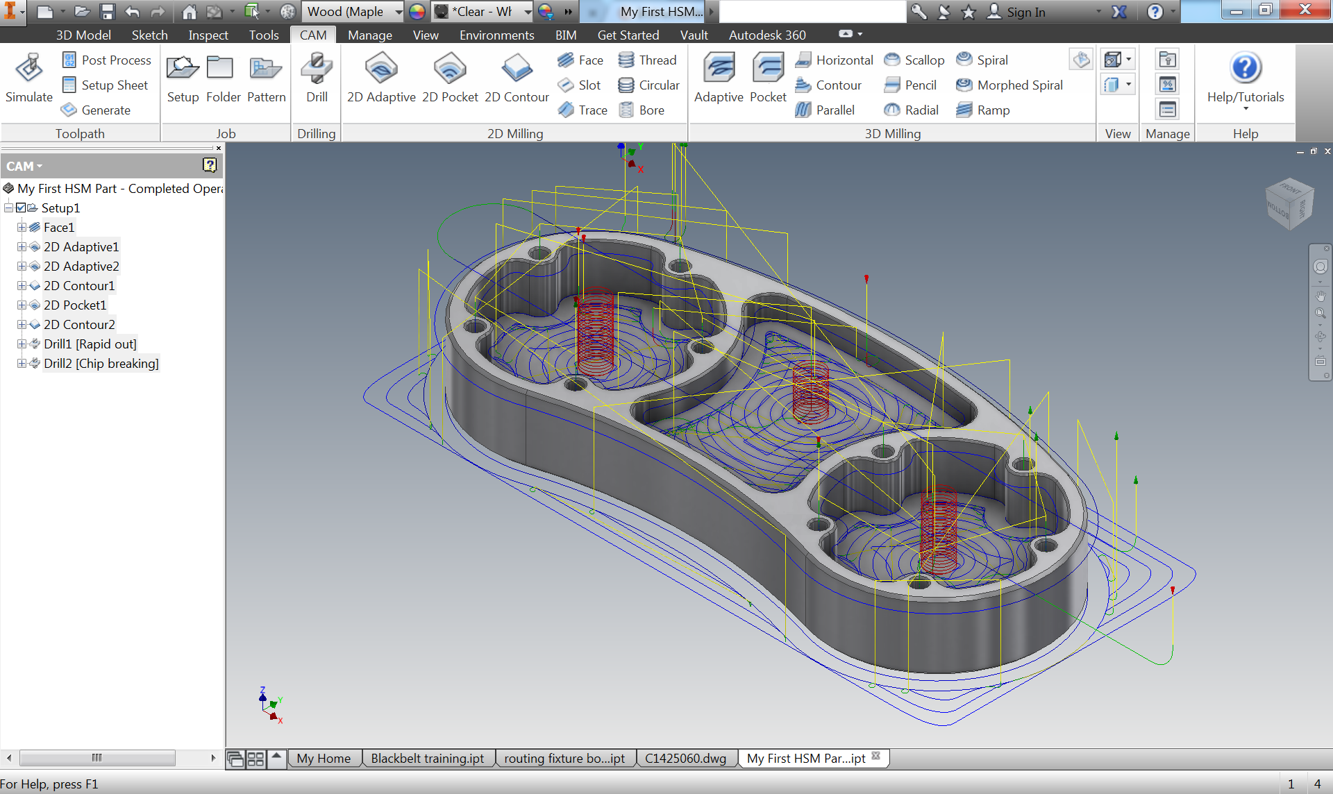 Getting Started With Inventor HSM Express : 3 Steps - Instructables