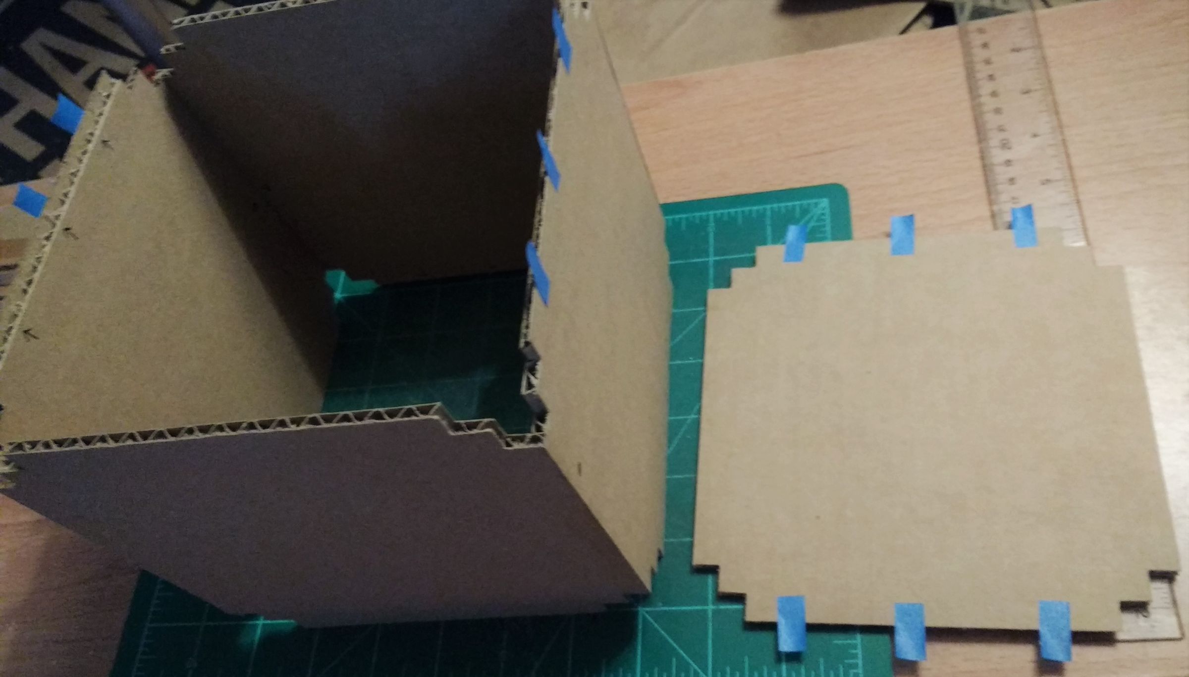 DIY Cardboard Super Mario World Question Mark Block Shelf : 19 Steps ...
