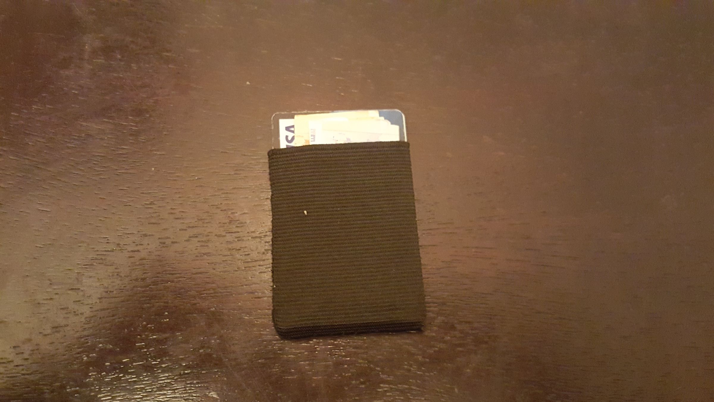 Minimalist Lightweight Elastic Fabric Wallet : 5 Steps - Instructables