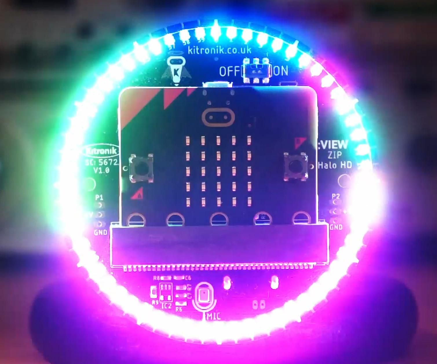 Making an Accurate Stylish Clock With the Kitronik ZIP Halo HD and a ...