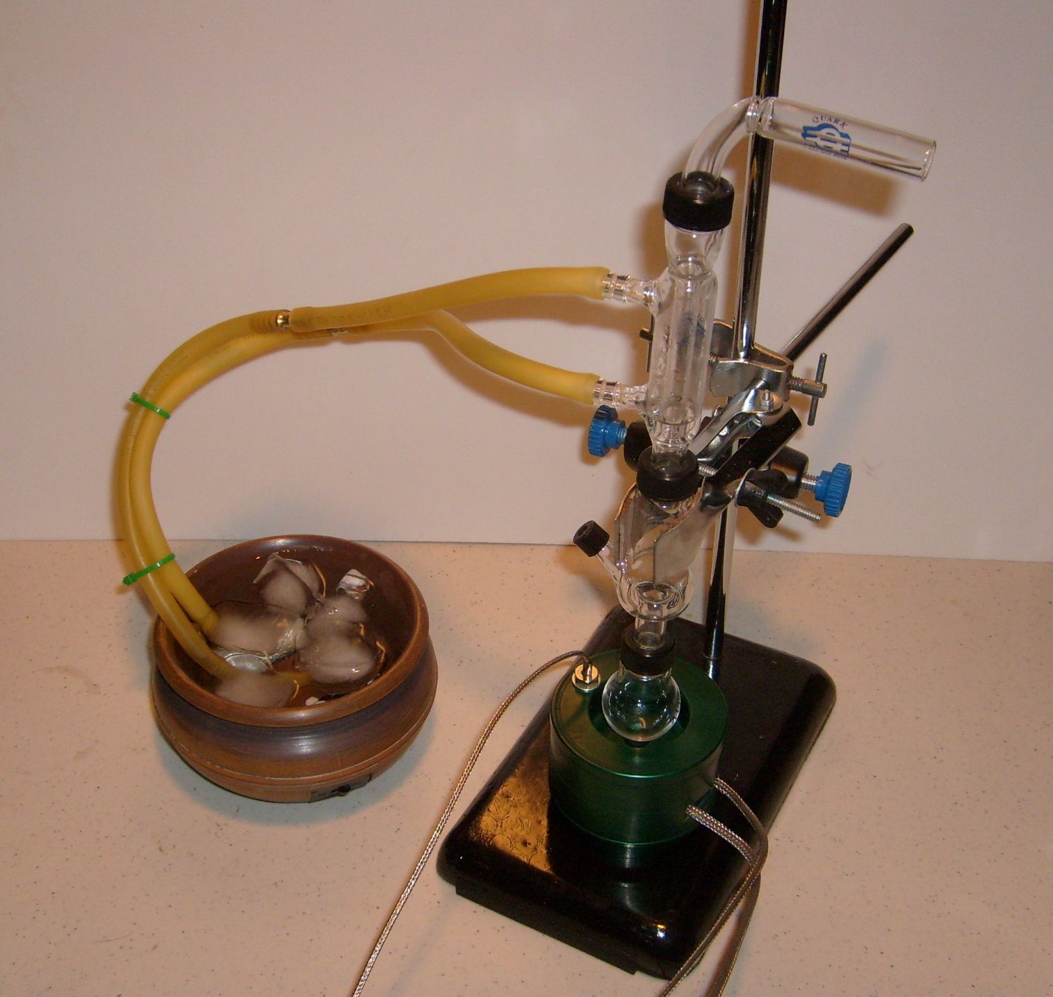 Recirculating Ice Water Bath From Battery Operated Desktop Fountain : 9 ...