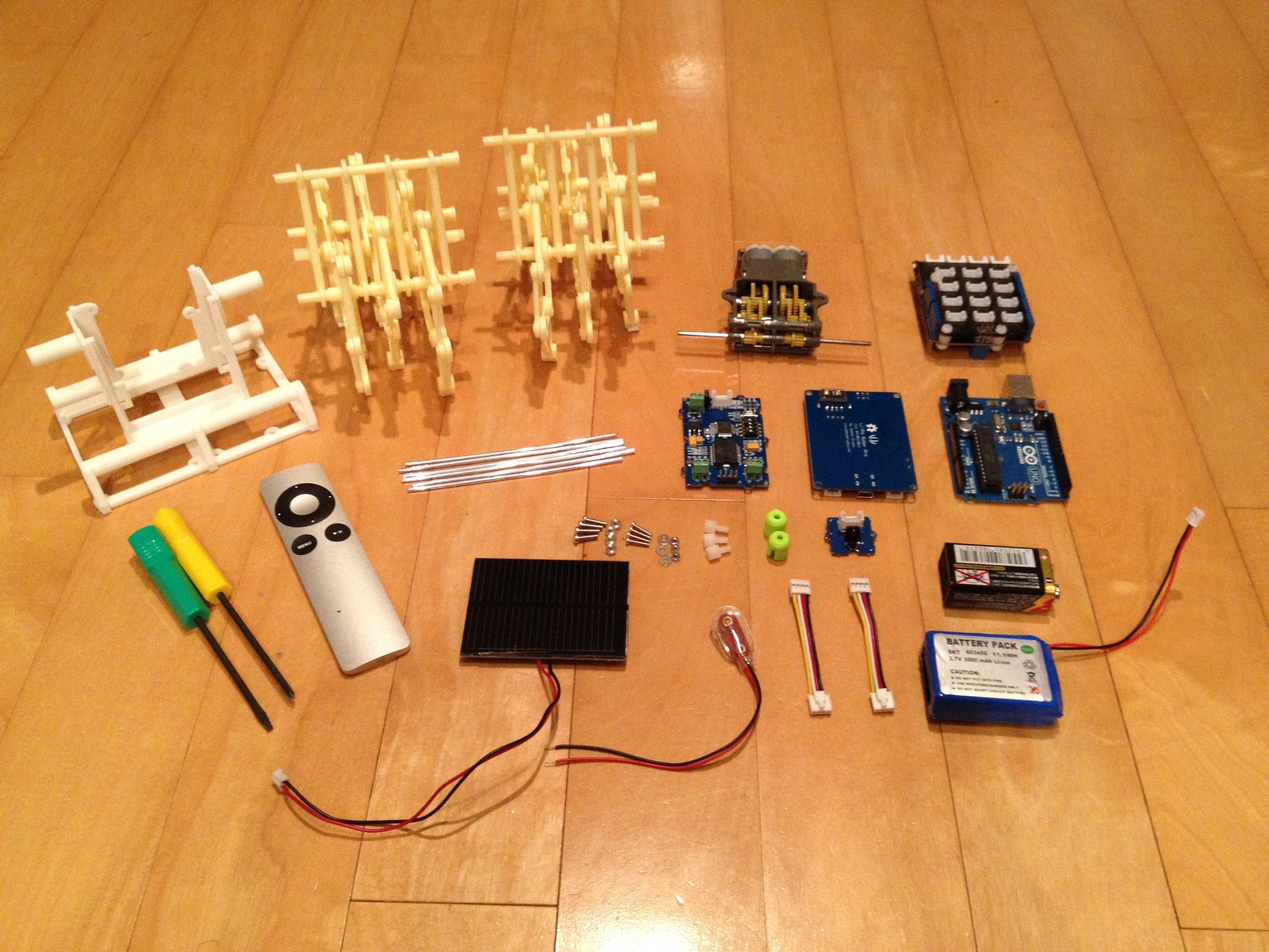 Strandbot - a Solar & Arduino Powered R/C Motorized Strandbeest : 7 ...