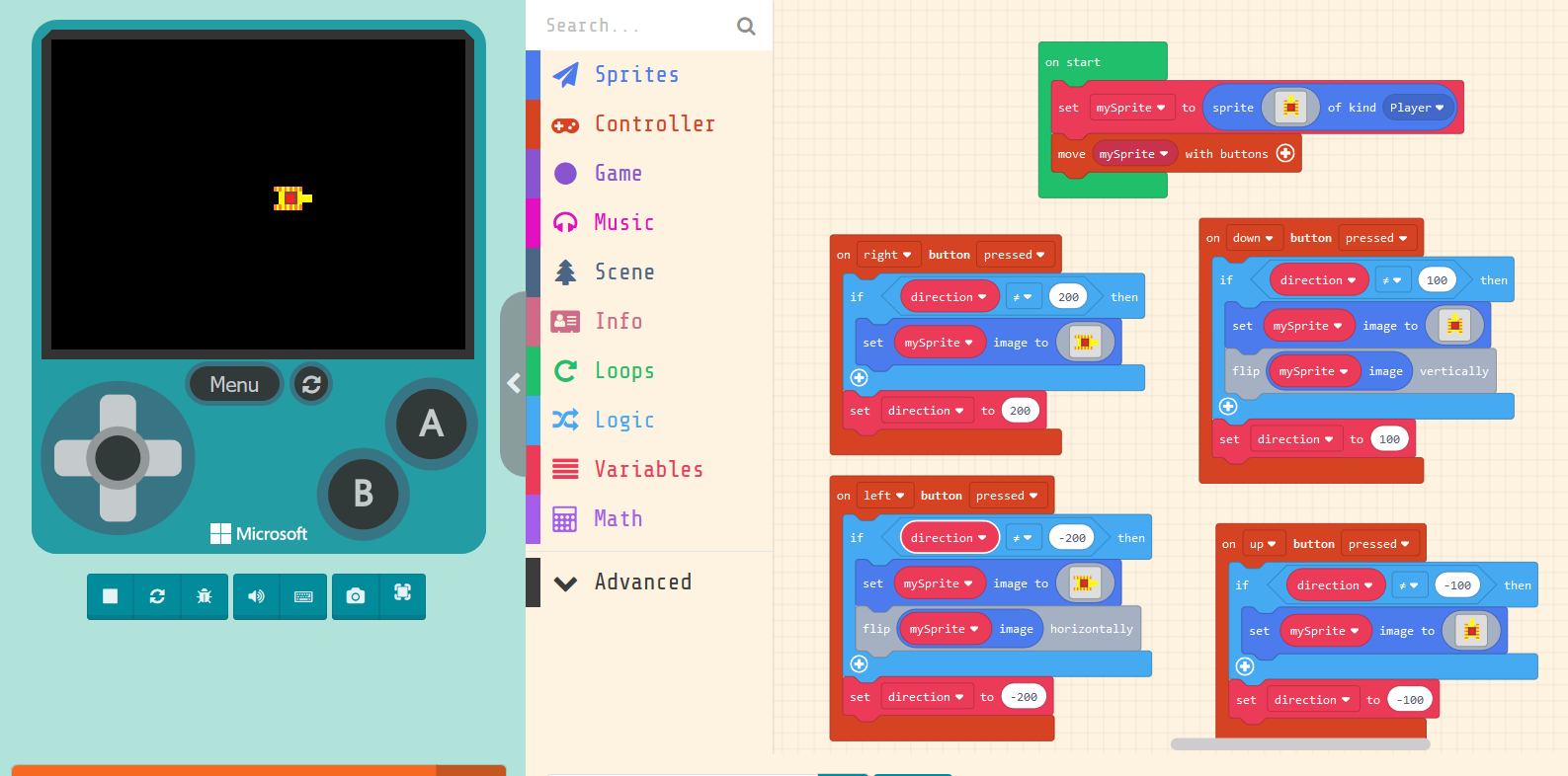 Battle City Remake on GameGo With Makecode Arcade : 4 Steps (with ...