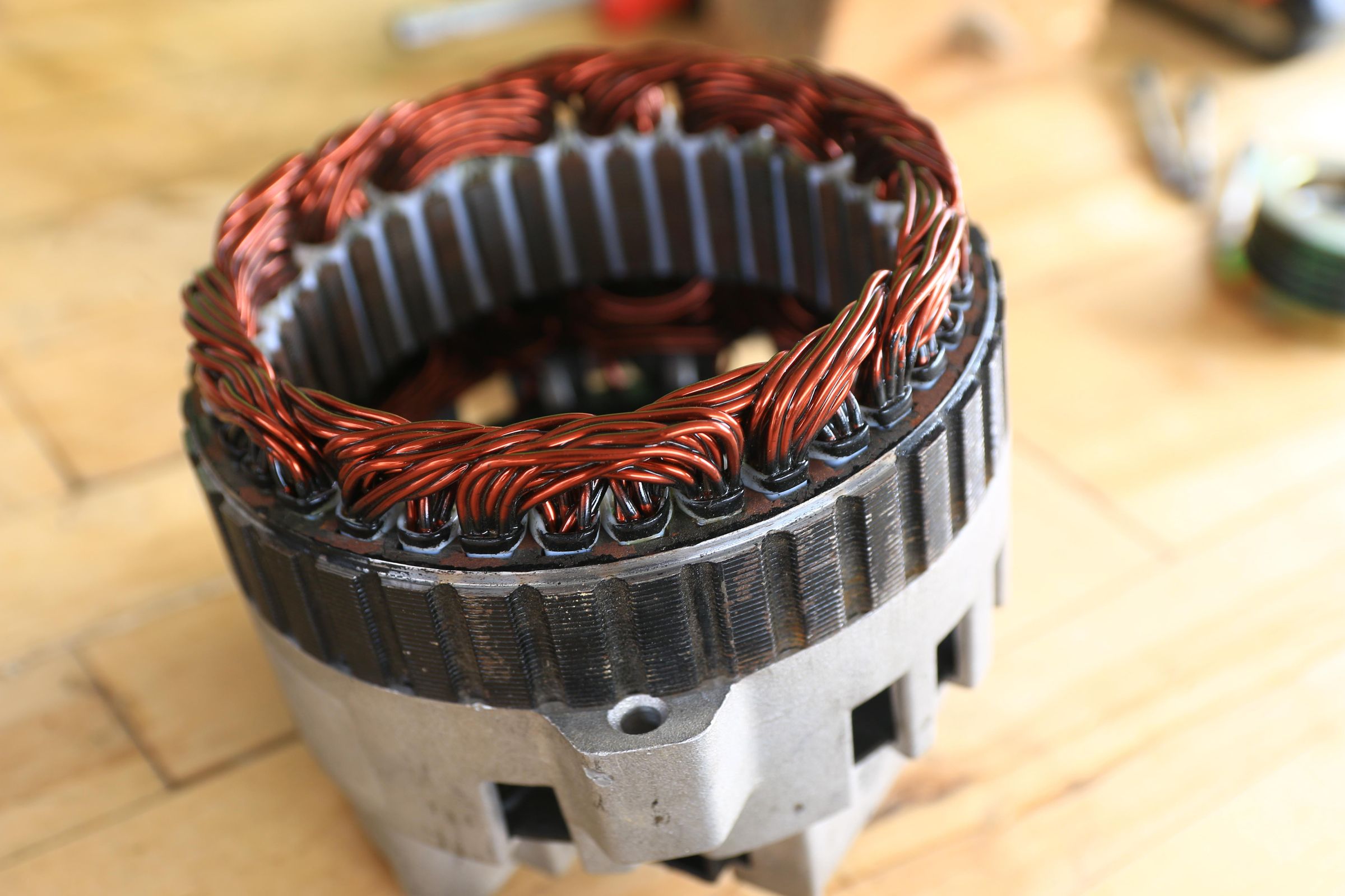 Converting Car Alternator Into a Permanent Magnet Brushless Motor : 6 ...