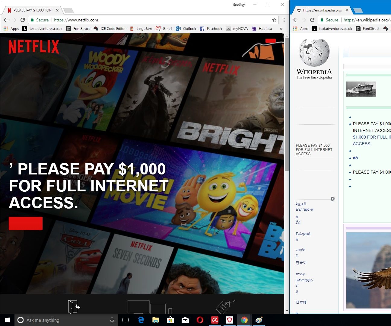 Computer Prank: “Please Pay for Web Access” : 8 Steps - Instructables
