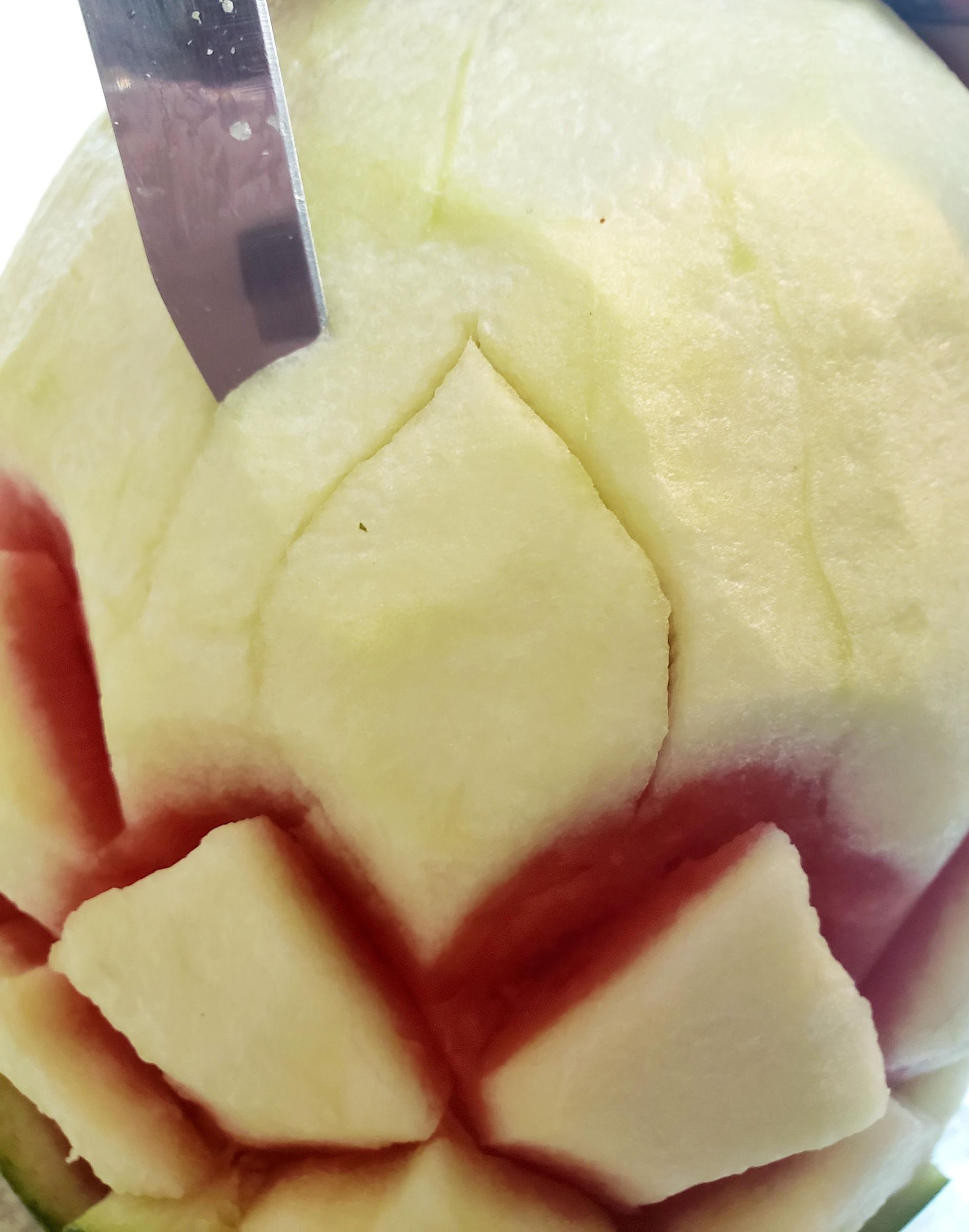 Watermelon Lotus Flower Carving! : 17 Steps (with Pictures) - Instructables