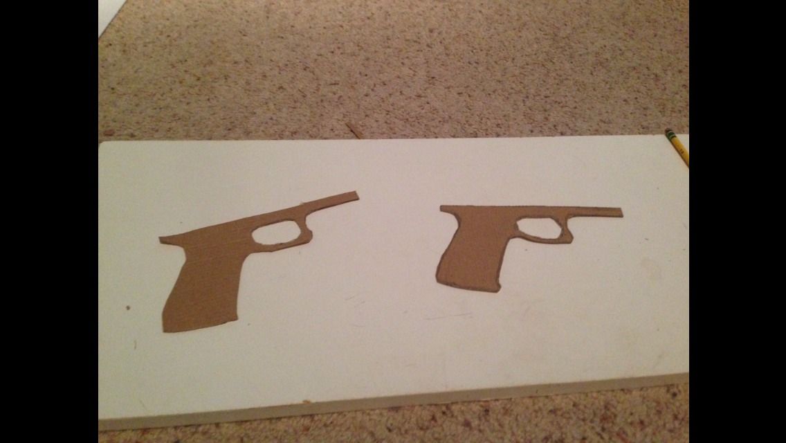 Make a Cardboard Glock With Working Parts : 9 Steps - Instructables