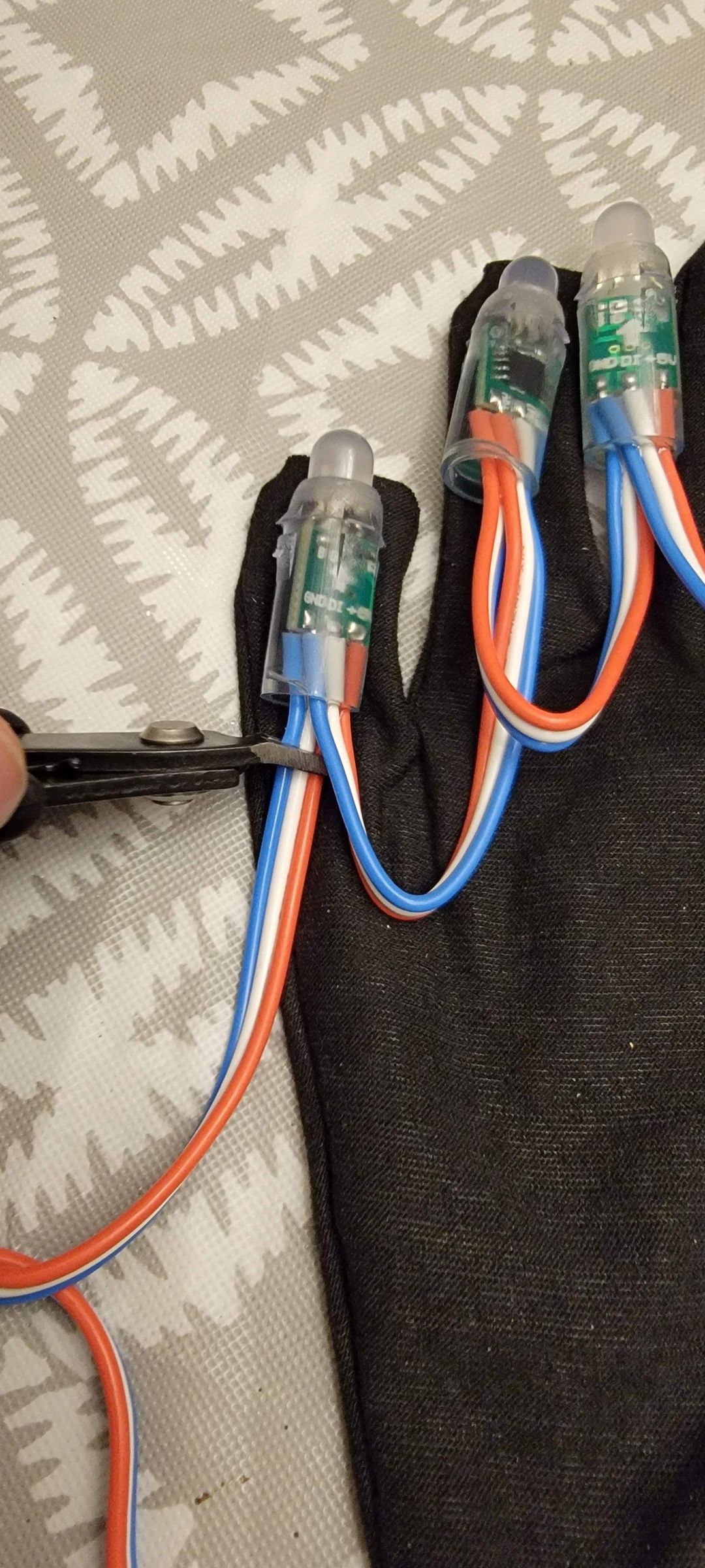 Weird But Fun Fingertip Neopixel Micro:bit Gloves - Wearable Tech Tutorial : 10 Steps (with ...