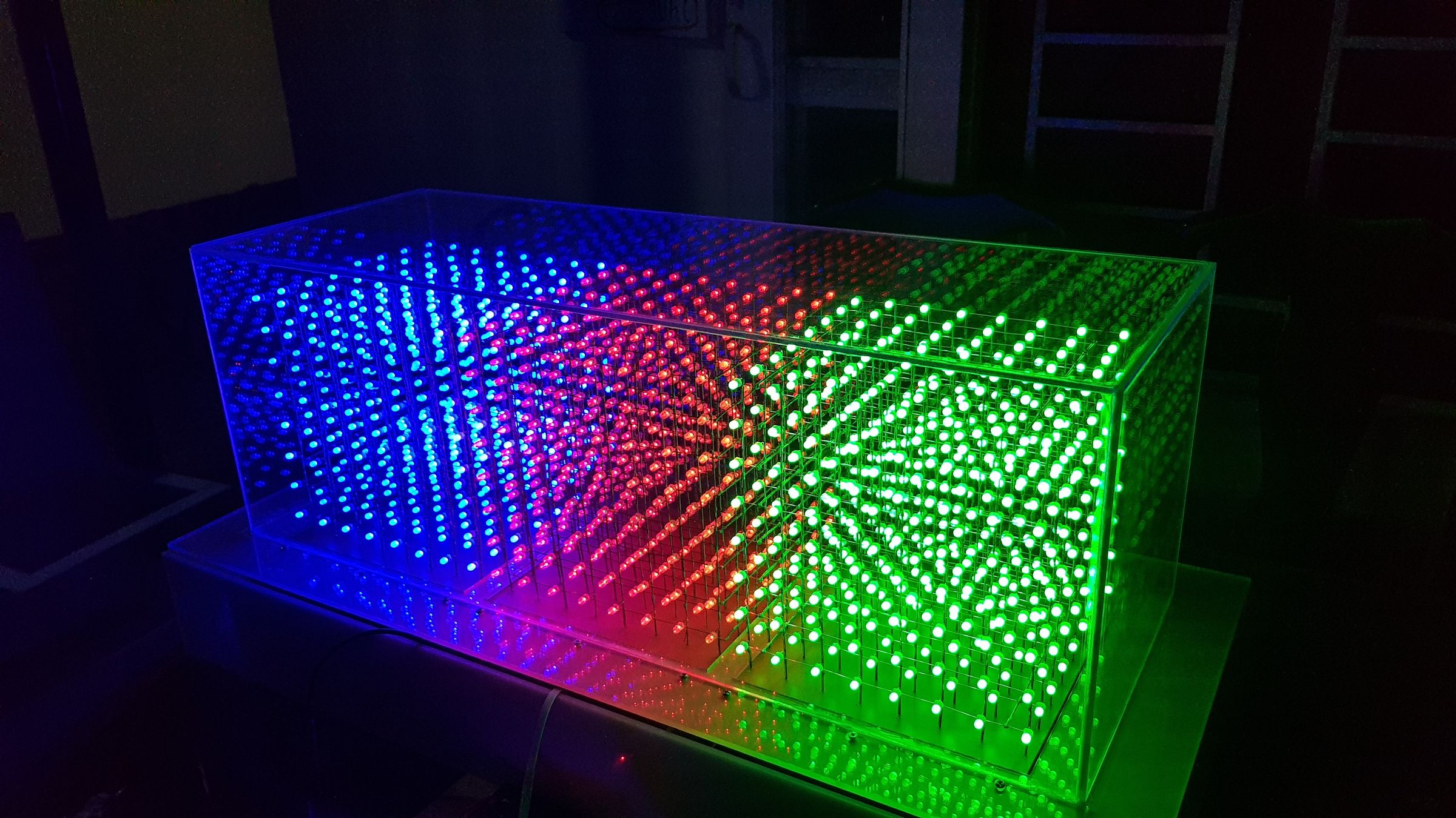 8x24x8 RED GREEN BLUE LED CUBE : 8 Steps (with Pictures) - Instructables