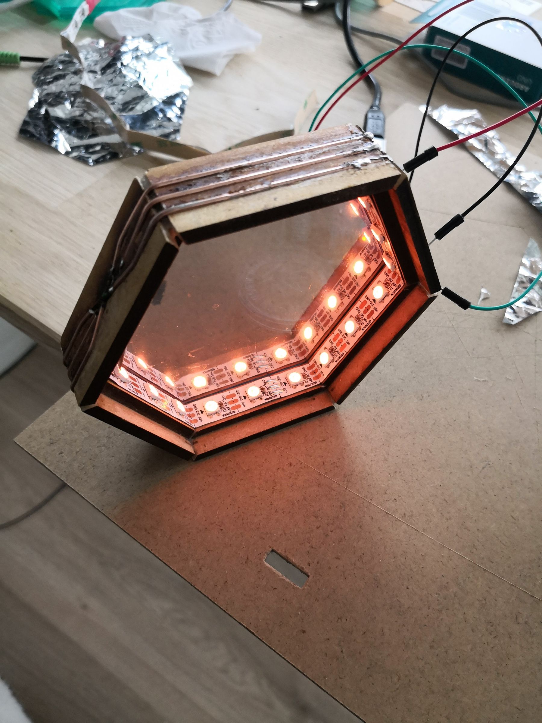 Stackable Hexagon Infinity Mirrors : 5 Steps (with Pictures) - Instructables