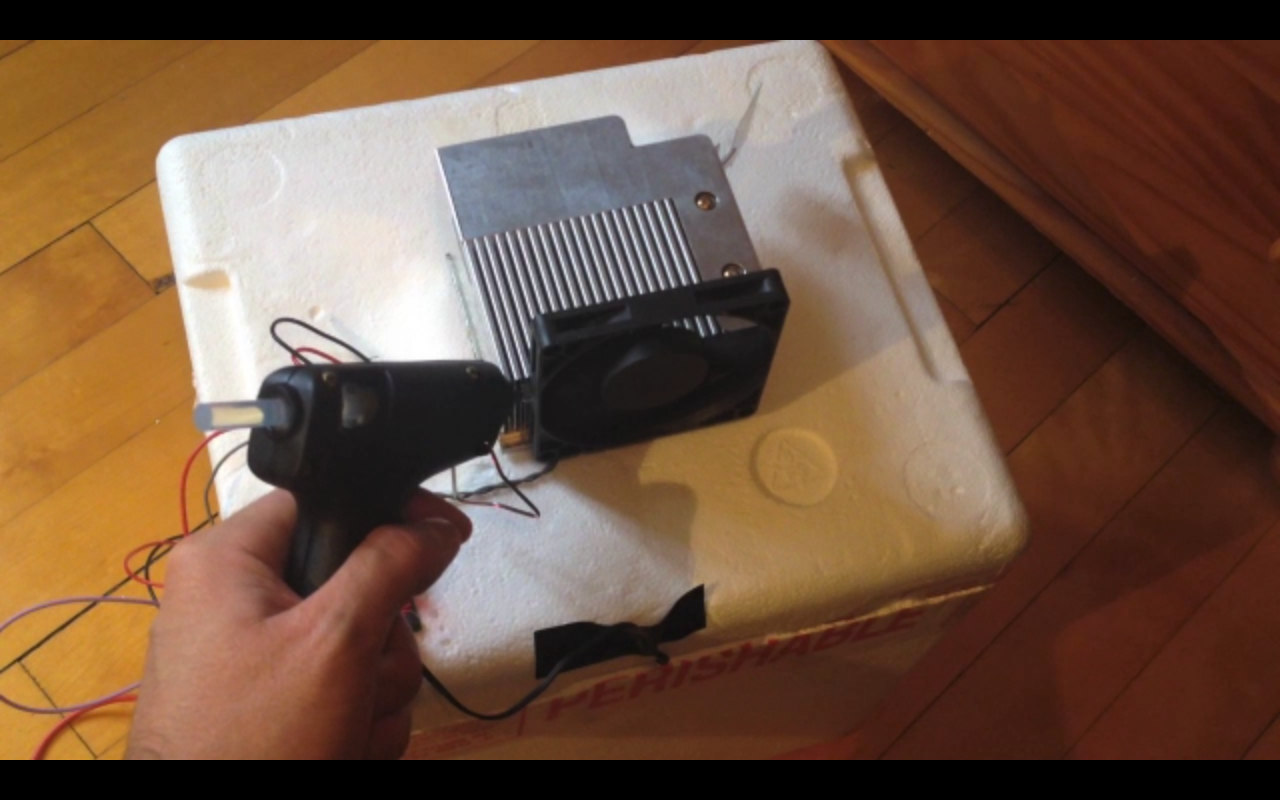 Homemade Peltier Cooler / Fridge With Temperature Controller DIY : 6 ...