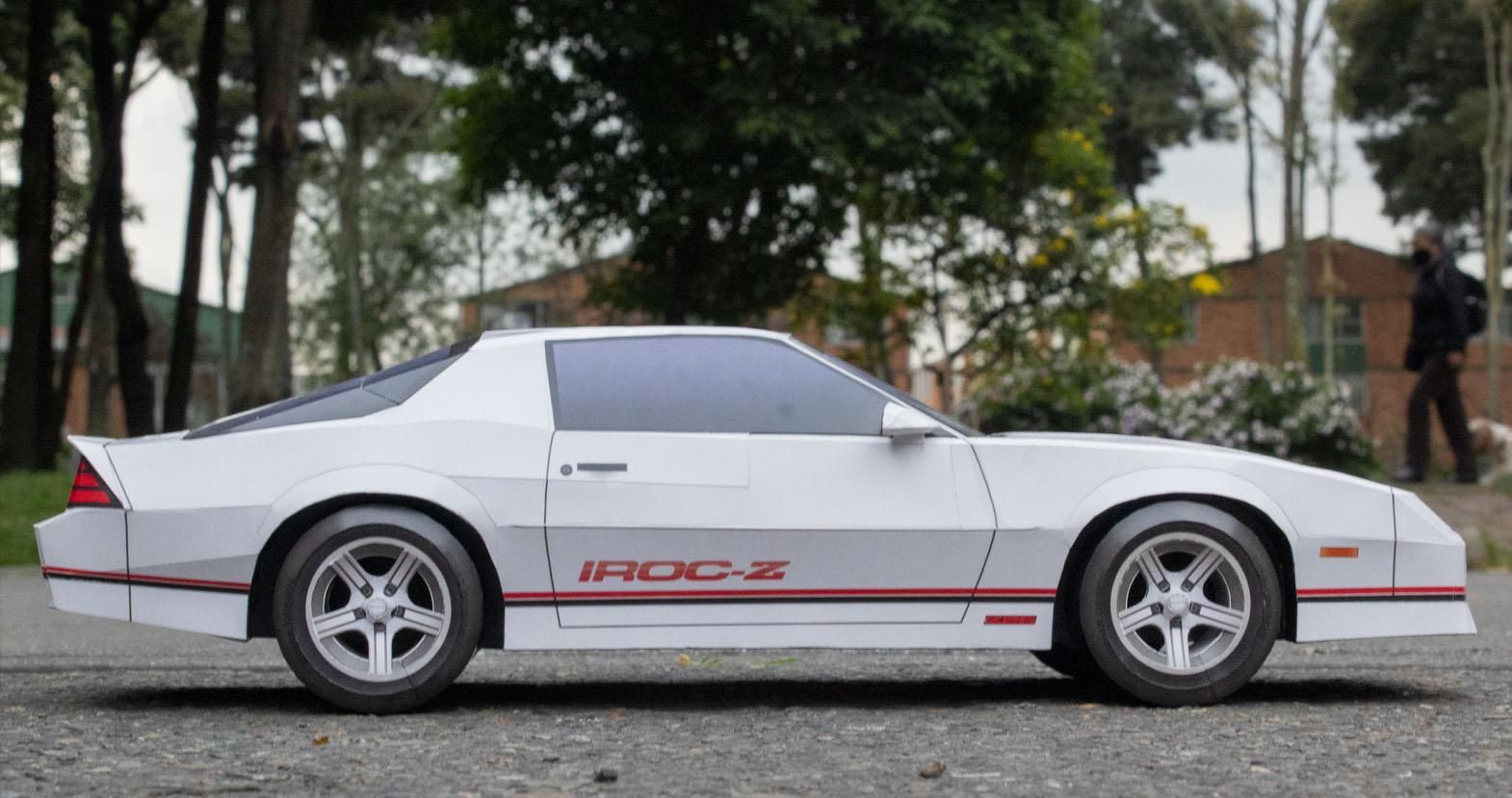 Camaro Z28 IROC-Z DIY Paper-Craft - Instructables