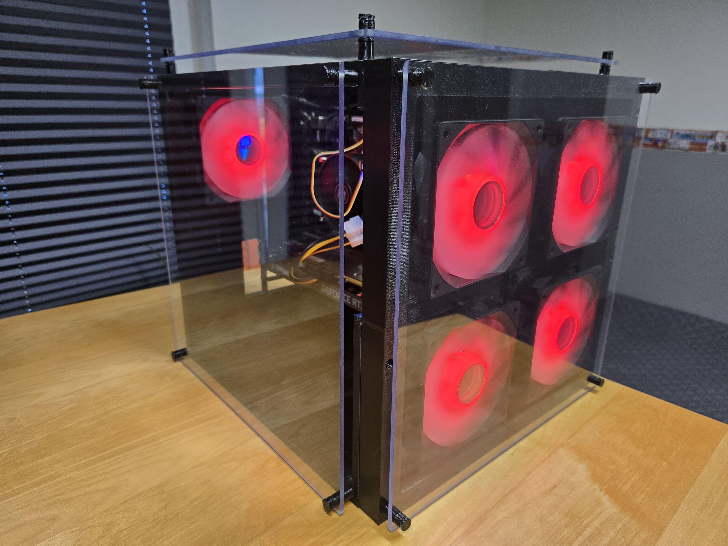 LilCubey - a 3d Printable MATX Acrylic Cube Pc Case : 27 Steps ...