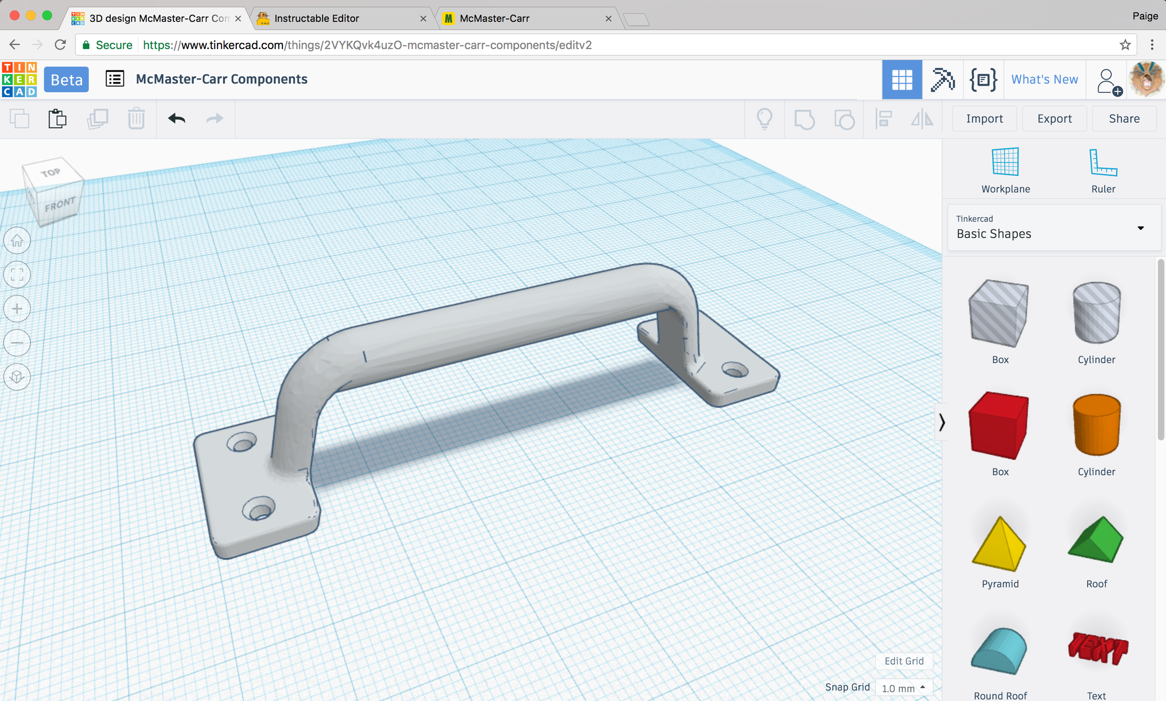 Import McMaster-Carr Components Into Tinkercad - Tinkercad