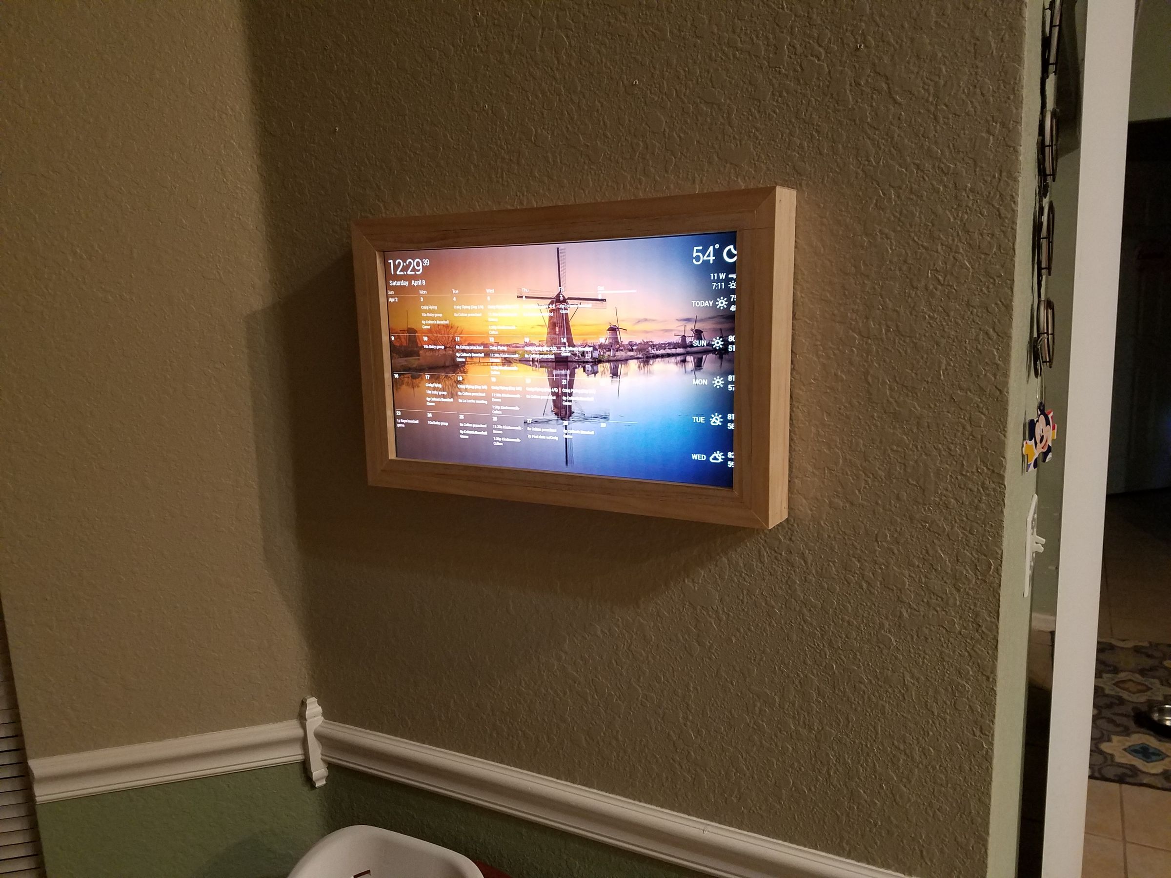 Raspberry Pi: Wall Mounted Calendar and Notification Center : 5 Steps ...