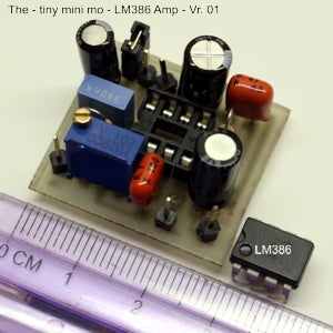 The Tiny Audio Amplifier : 6 Steps - Instructables