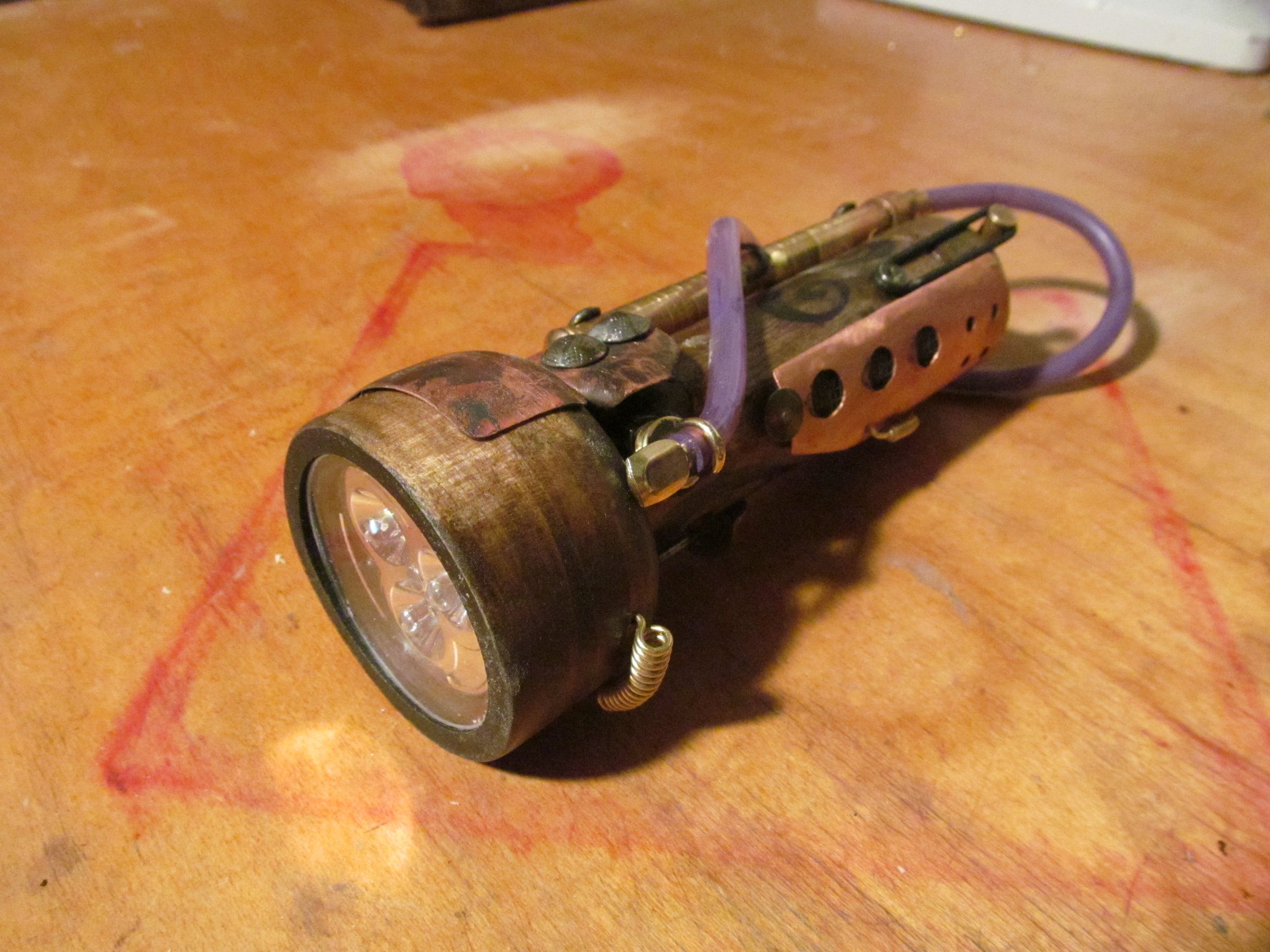 Steampunk Flashlight : 11 Steps (with Pictures) - Instructables