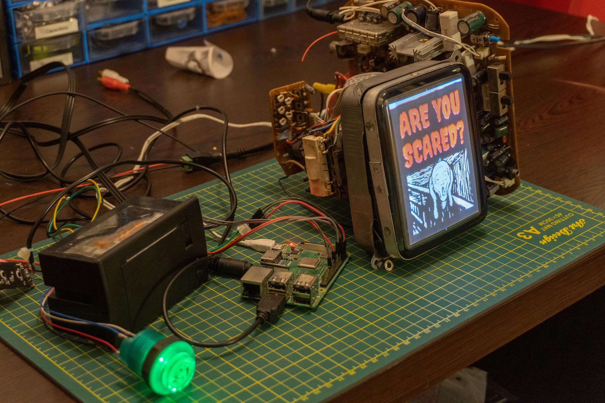 Fear Booth - Raspberry Pi Powered Photo Booth With a Spooky Twist : 12 ...