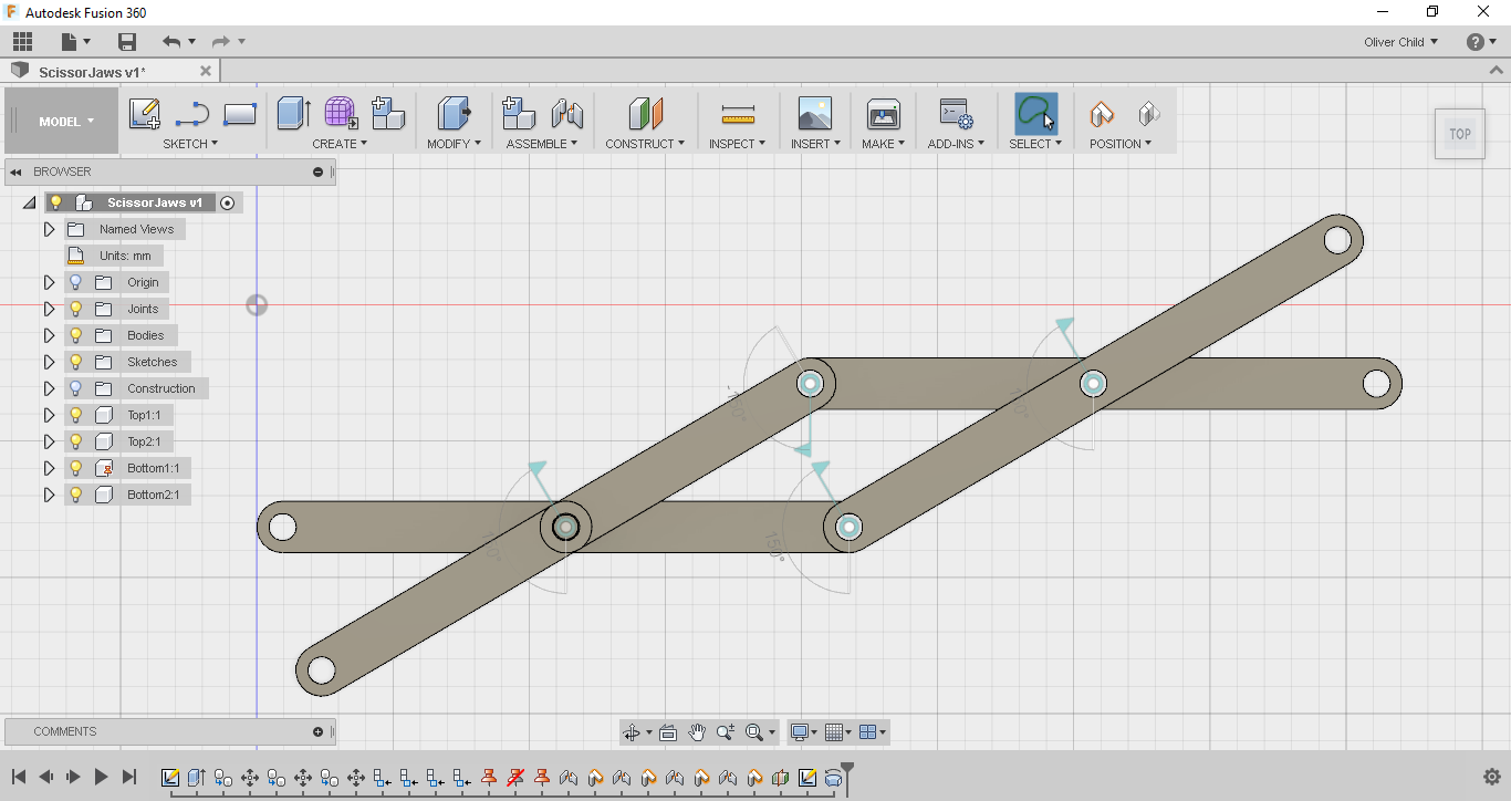 Designing Scissor Jaws in Fusion : 11 Steps (with Pictures) - Instructables