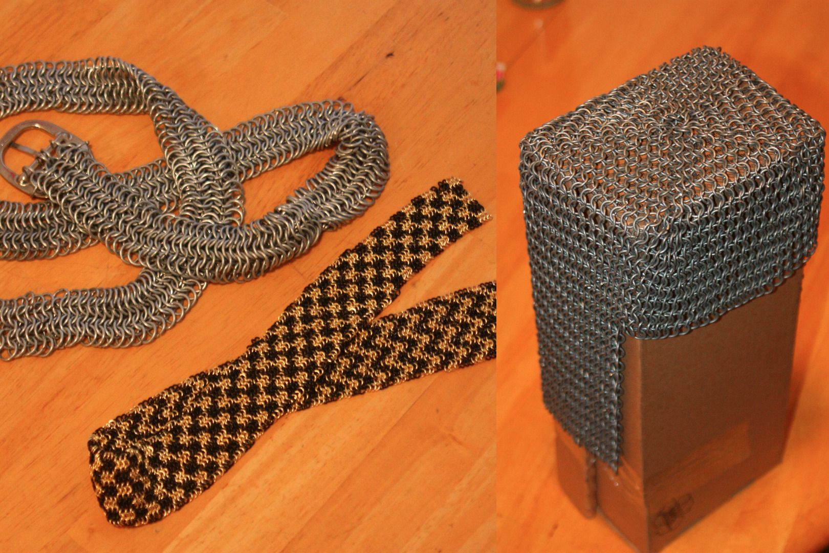 How to Make Chainmail (European 4-in-1 Weave) : 7 Steps (with Pictures ...