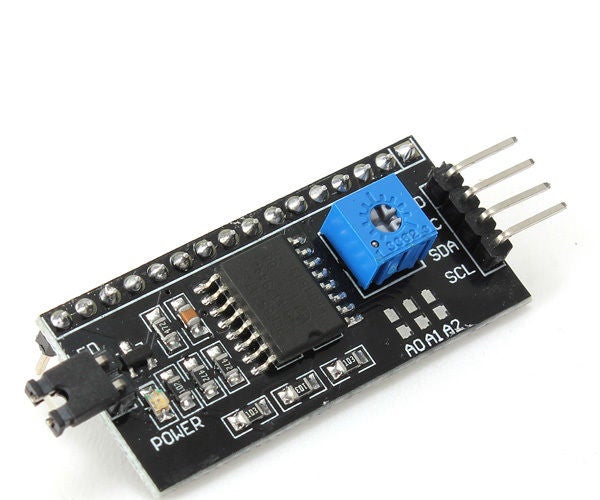 Raspberry Pi: Using 1$ I2C LCD Backpacks for 1602 Screens & Buttons ...