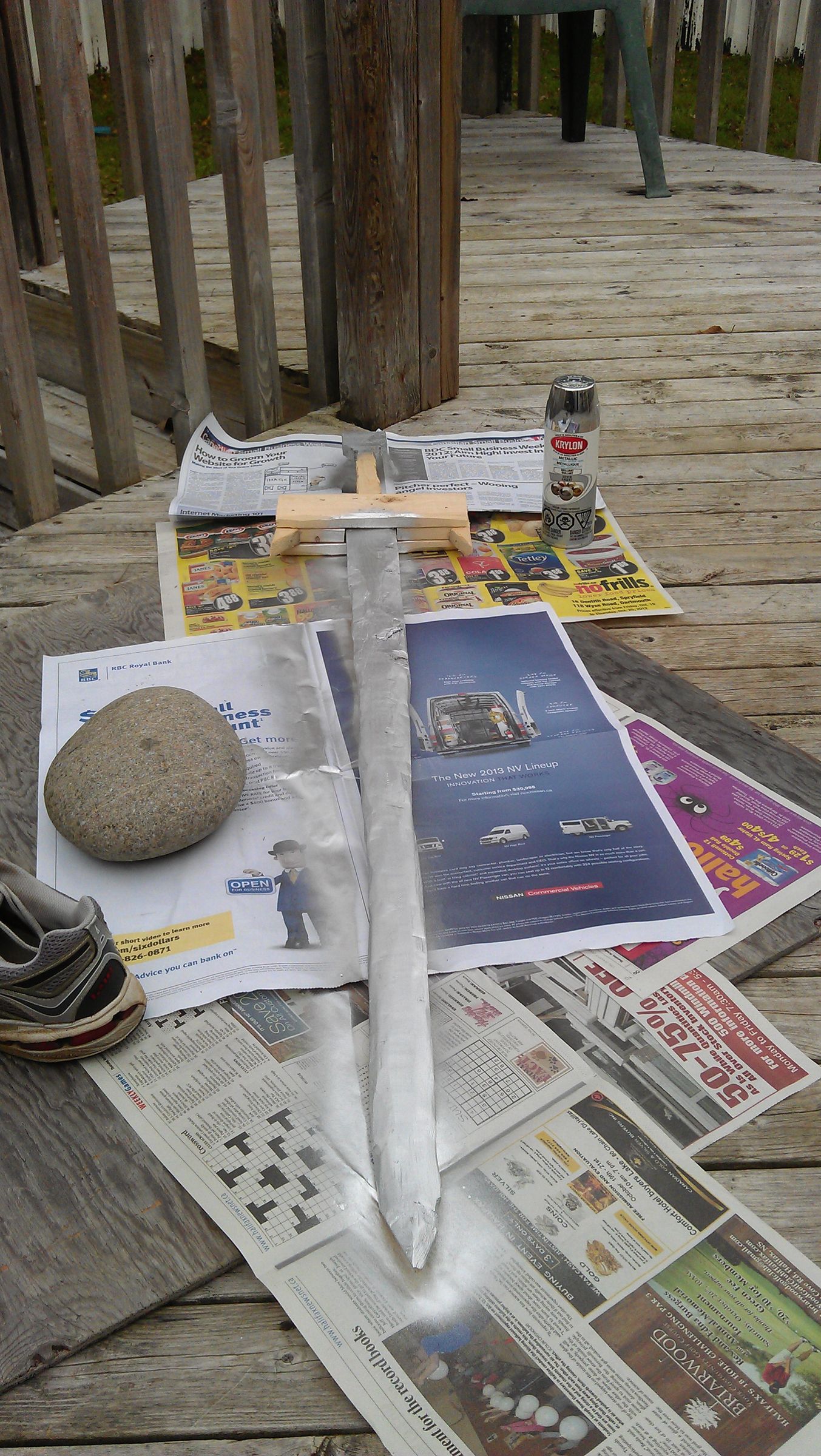 Cheap and Easy Wooden Knight's Longsword : 6 Steps - Instructables