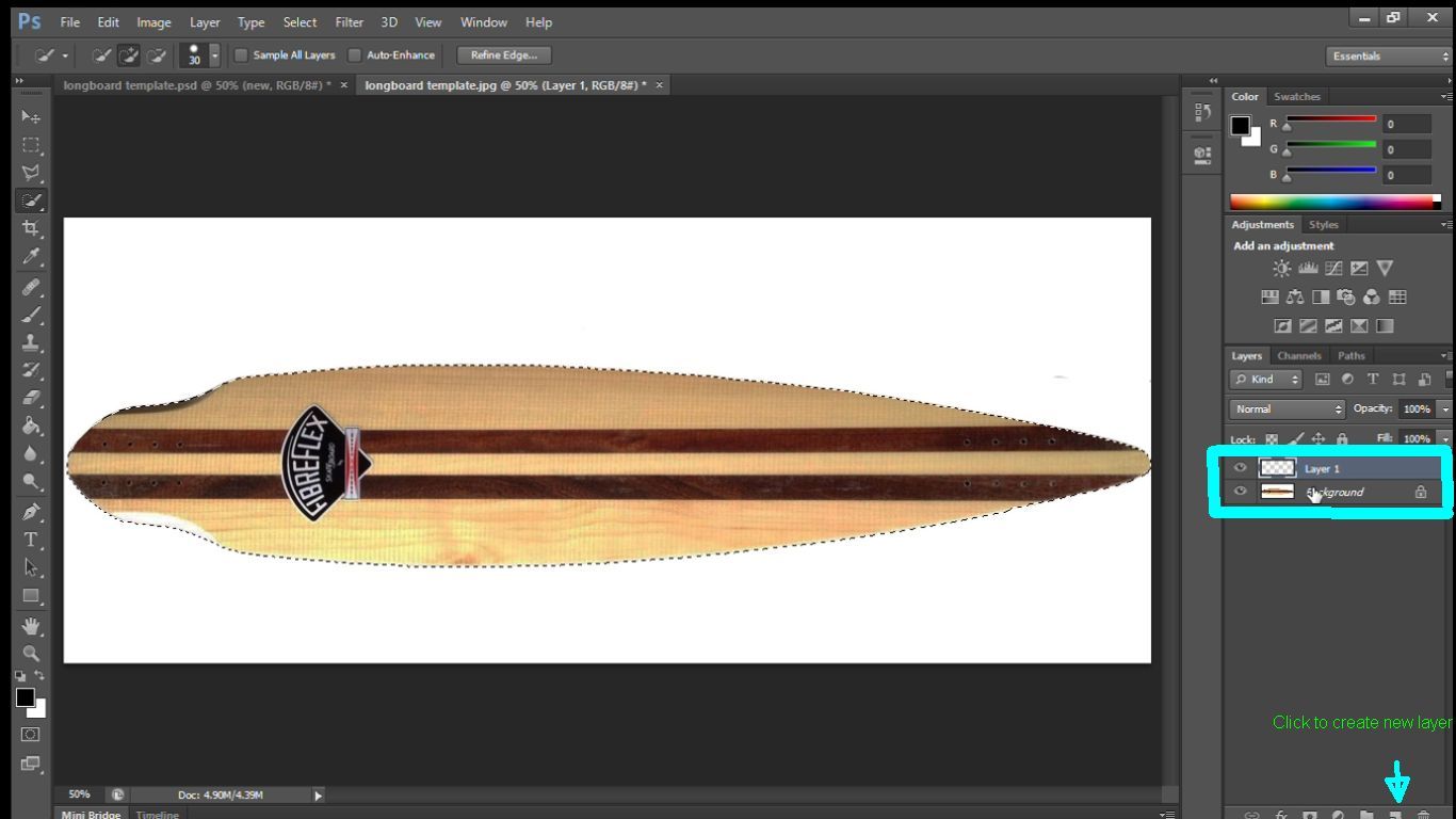 Rainbow Glow in the Dark Longboard Made With Wood and Epoxy : 11 Steps ...