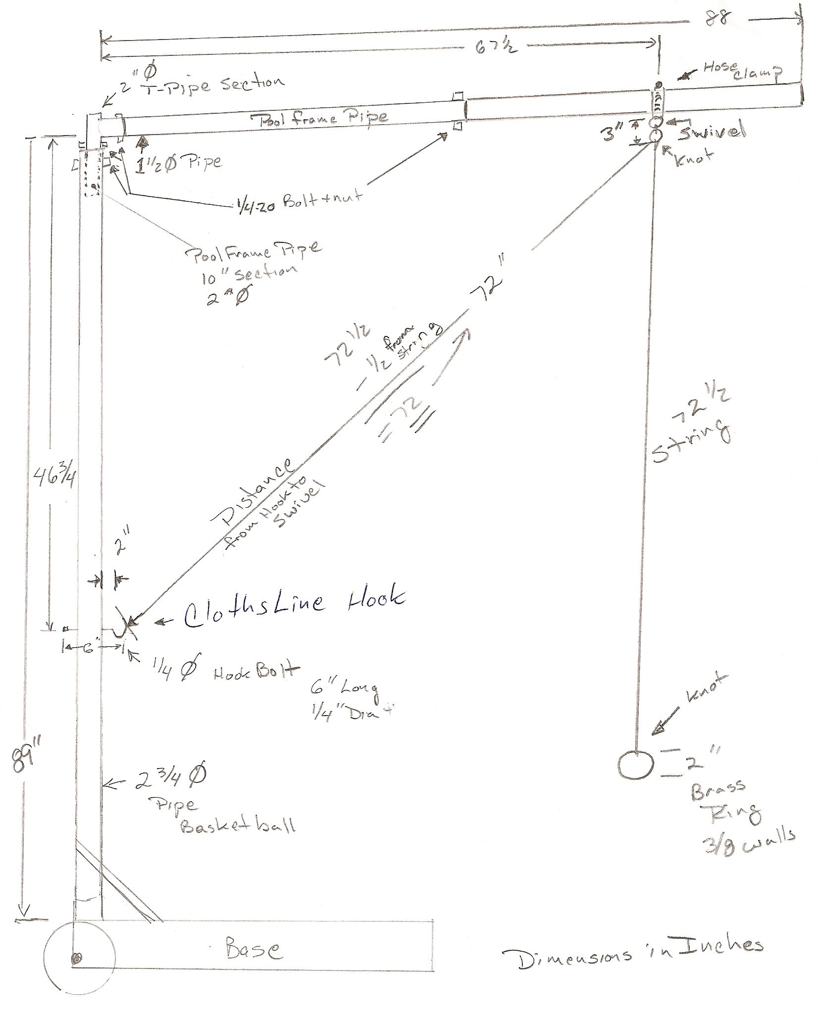 Bimini Ring Game From Basketball and Pool Parts : 6 Steps - Instructables