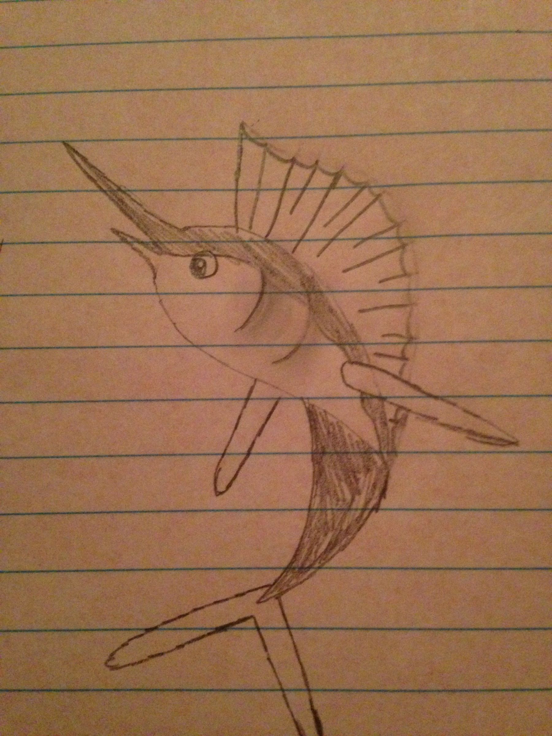 How to Draw a Sword Fish : 8 Steps - Instructables