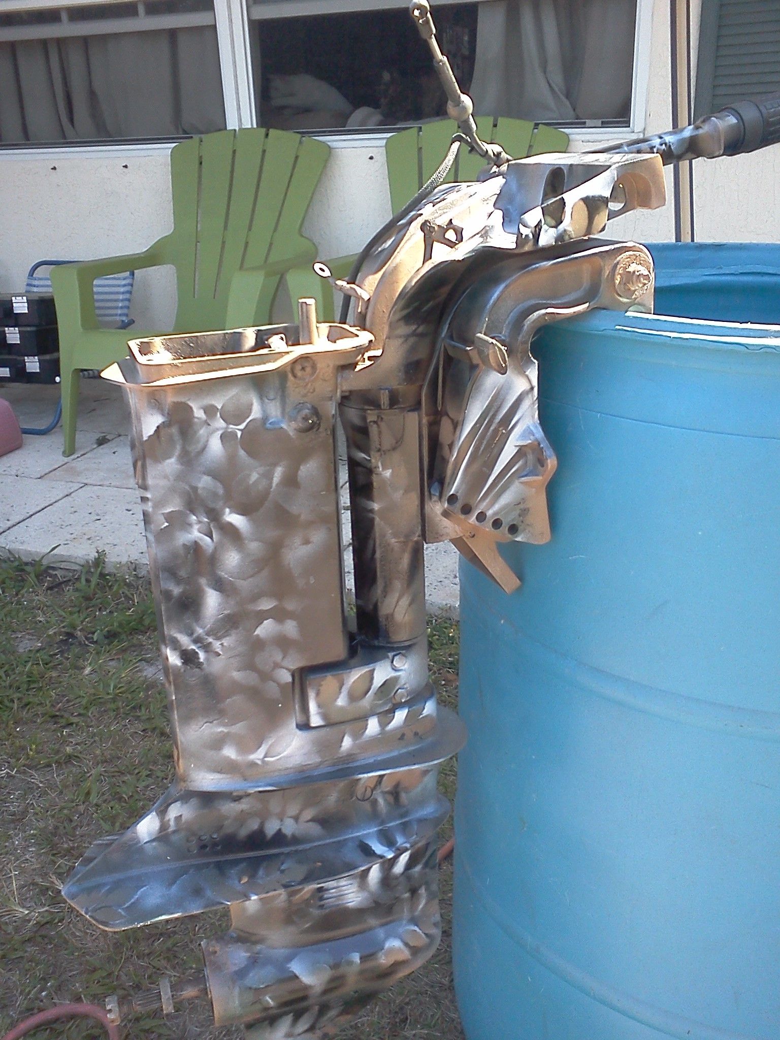 Homemade Lawn Mower Outboard Boat Motor - Instructables