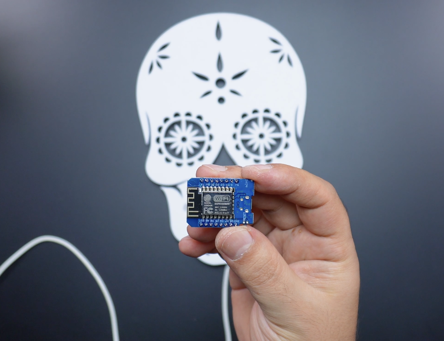 Decorative Skull LED Lighting (WLED - ESP8266 - WS2812) : 8 Steps (with ...