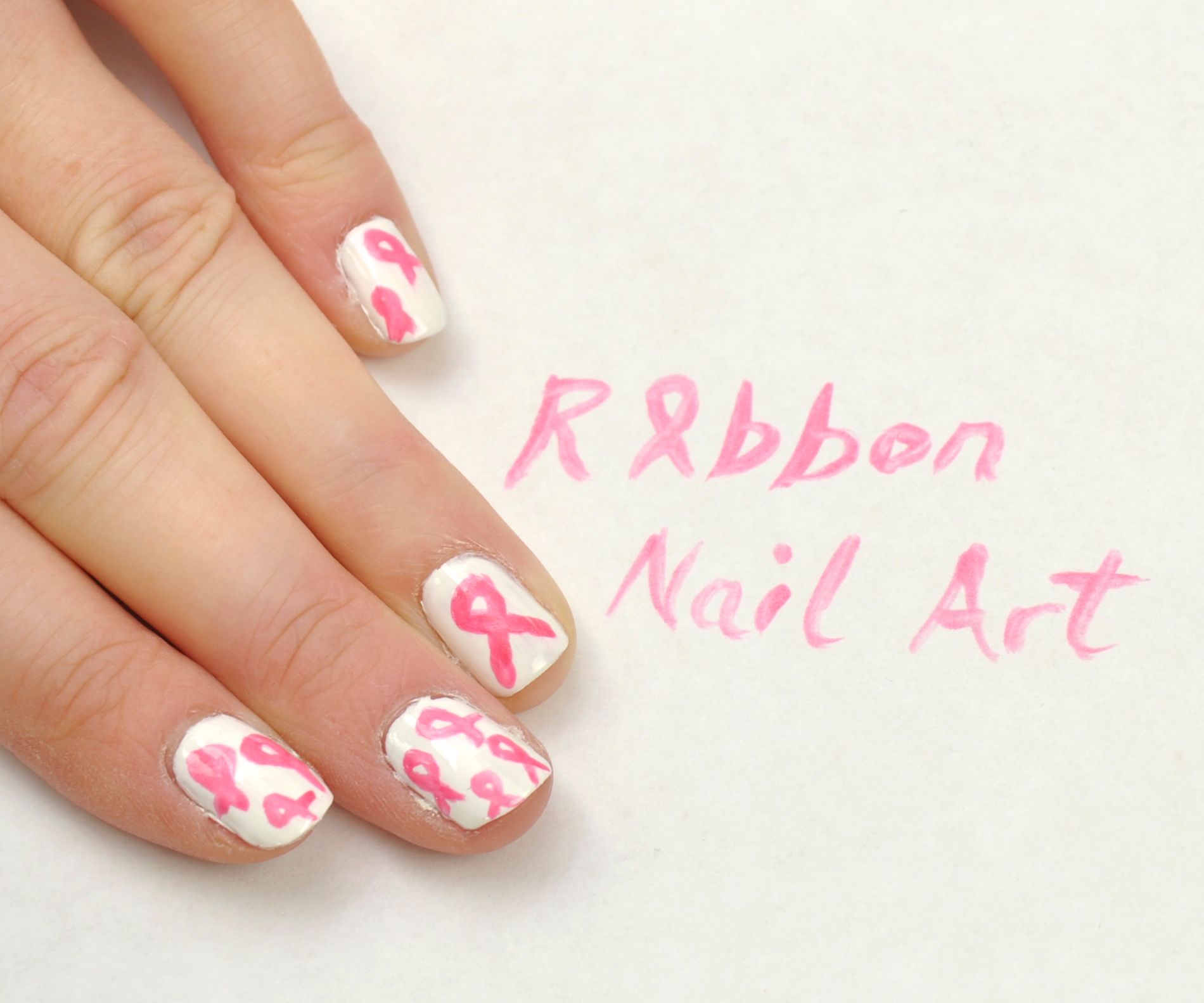 Awareness Ribbon Nail Art : 3 Steps (with Pictures) - Instructables
