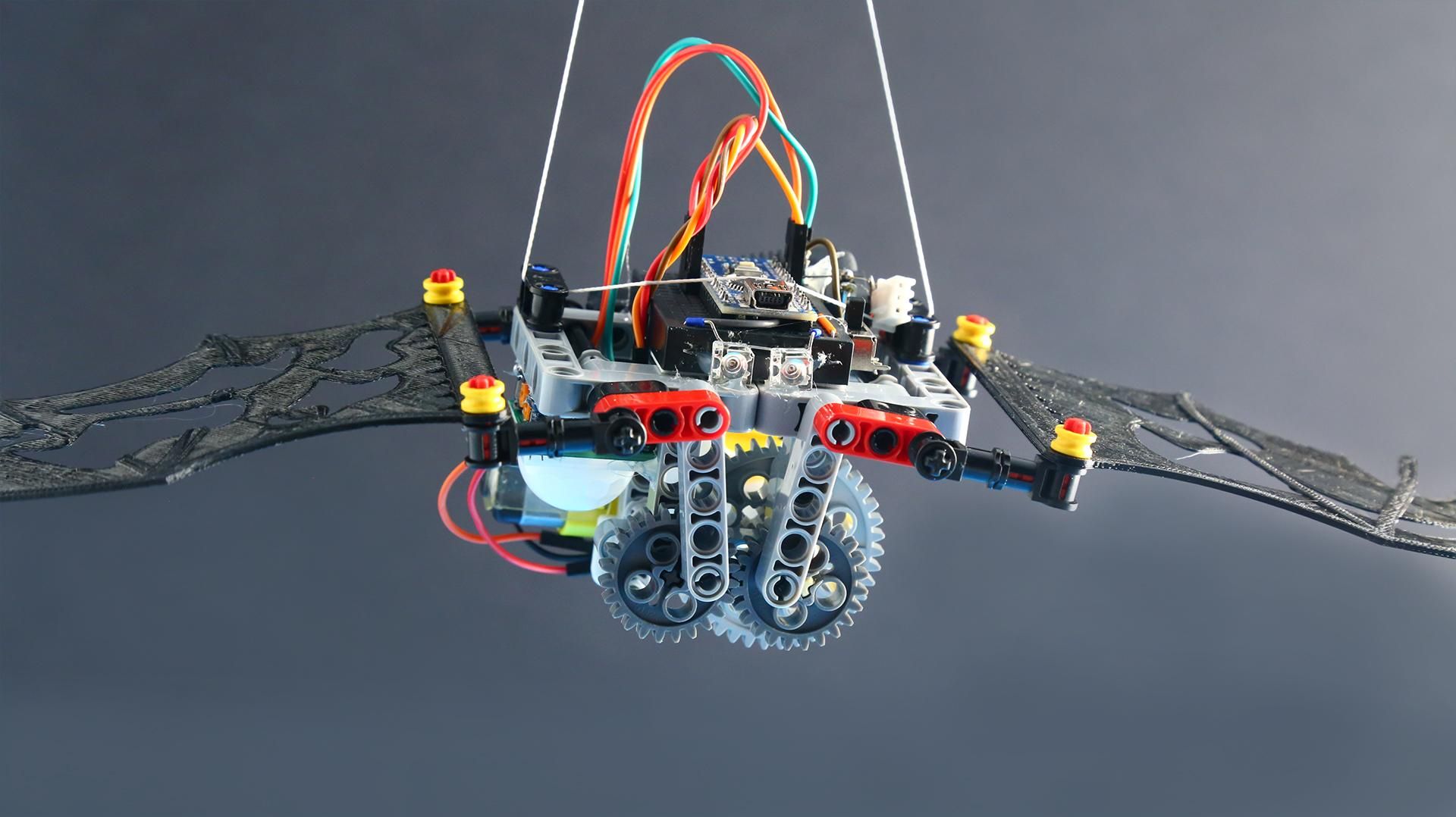 A DIY Flapping-wing Robotic Bat With Arduino, 3D Printed, and Lego ...