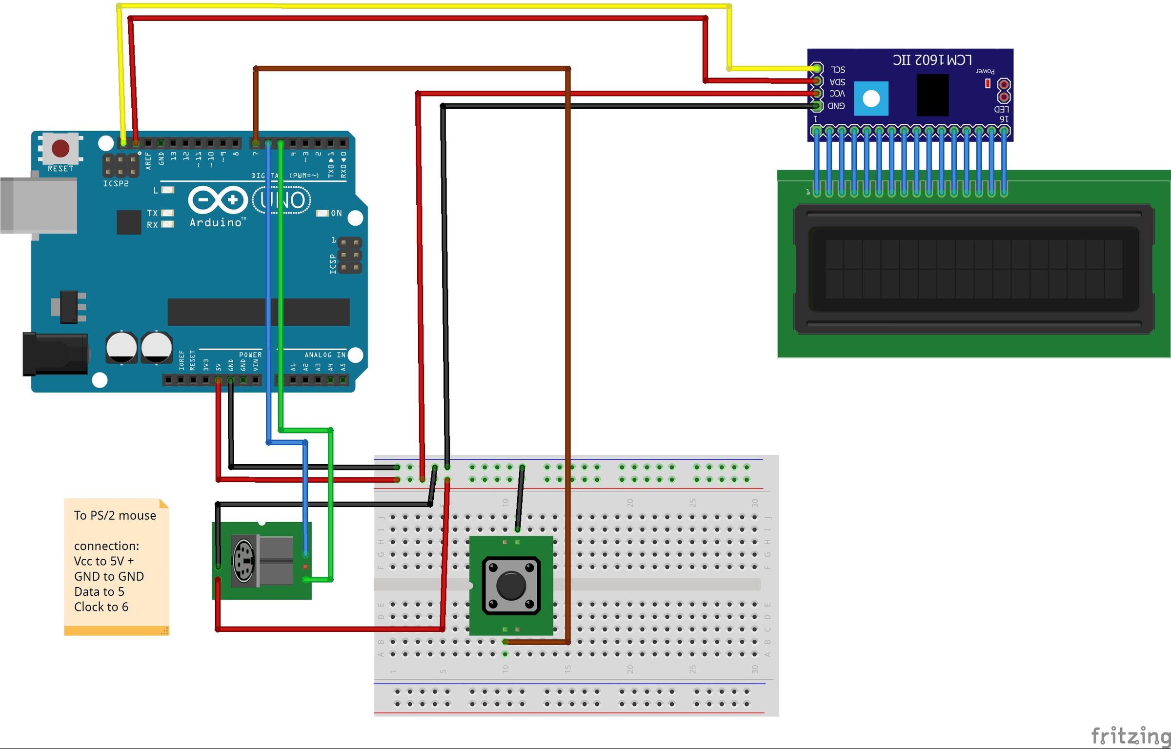 Digital 3D Printer Filament Counter Use PS/2 Mouse : 7 Steps (with ...