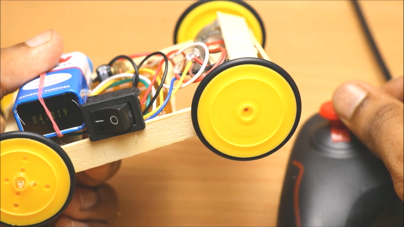 How to Make Remote Control Car at Home in Easy Way - DIY Wireless RC ...