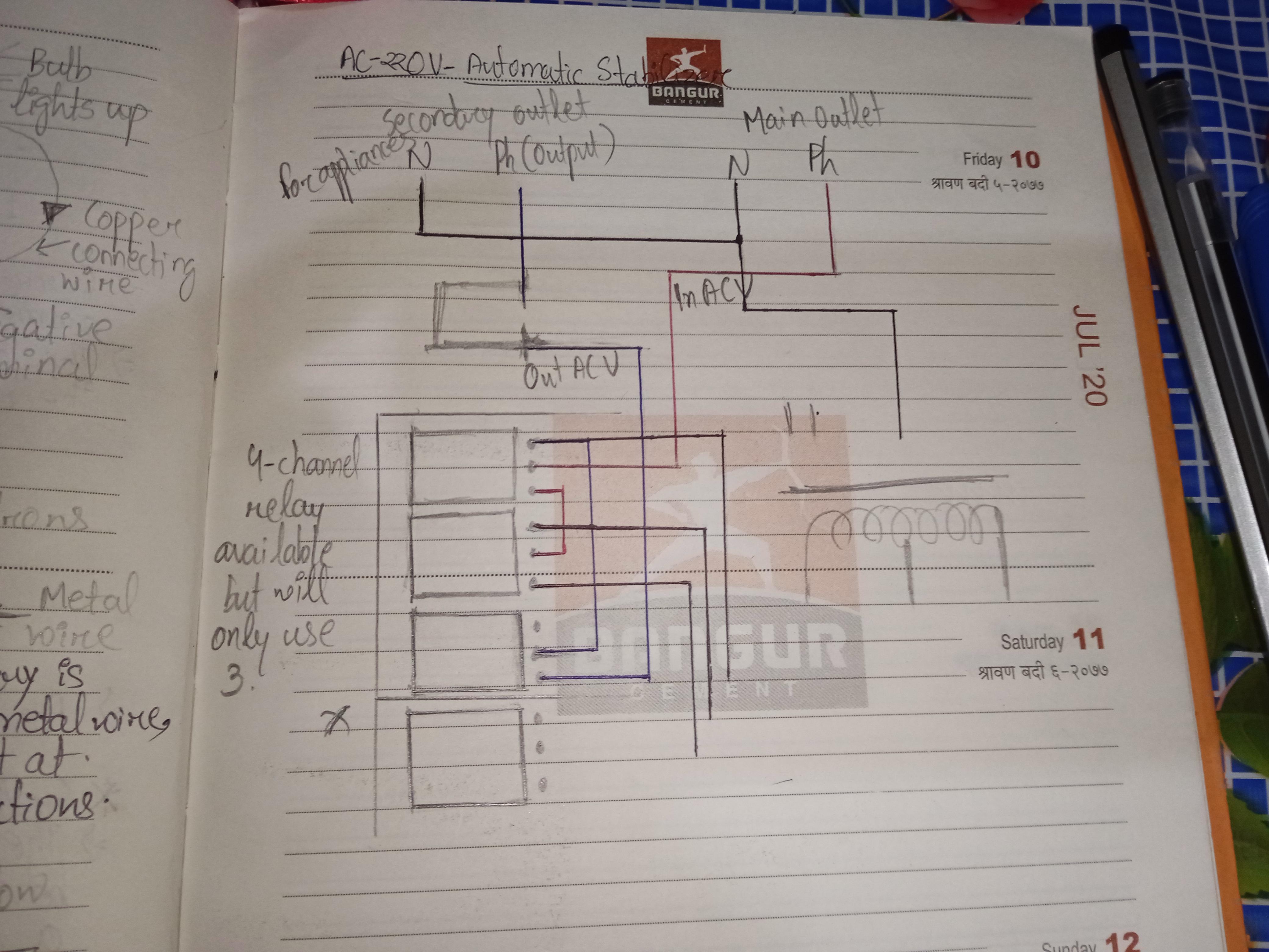 Make A.C 220 Volt Automatic Stabilizer Using Arduino NANO or UNO : 3 ...