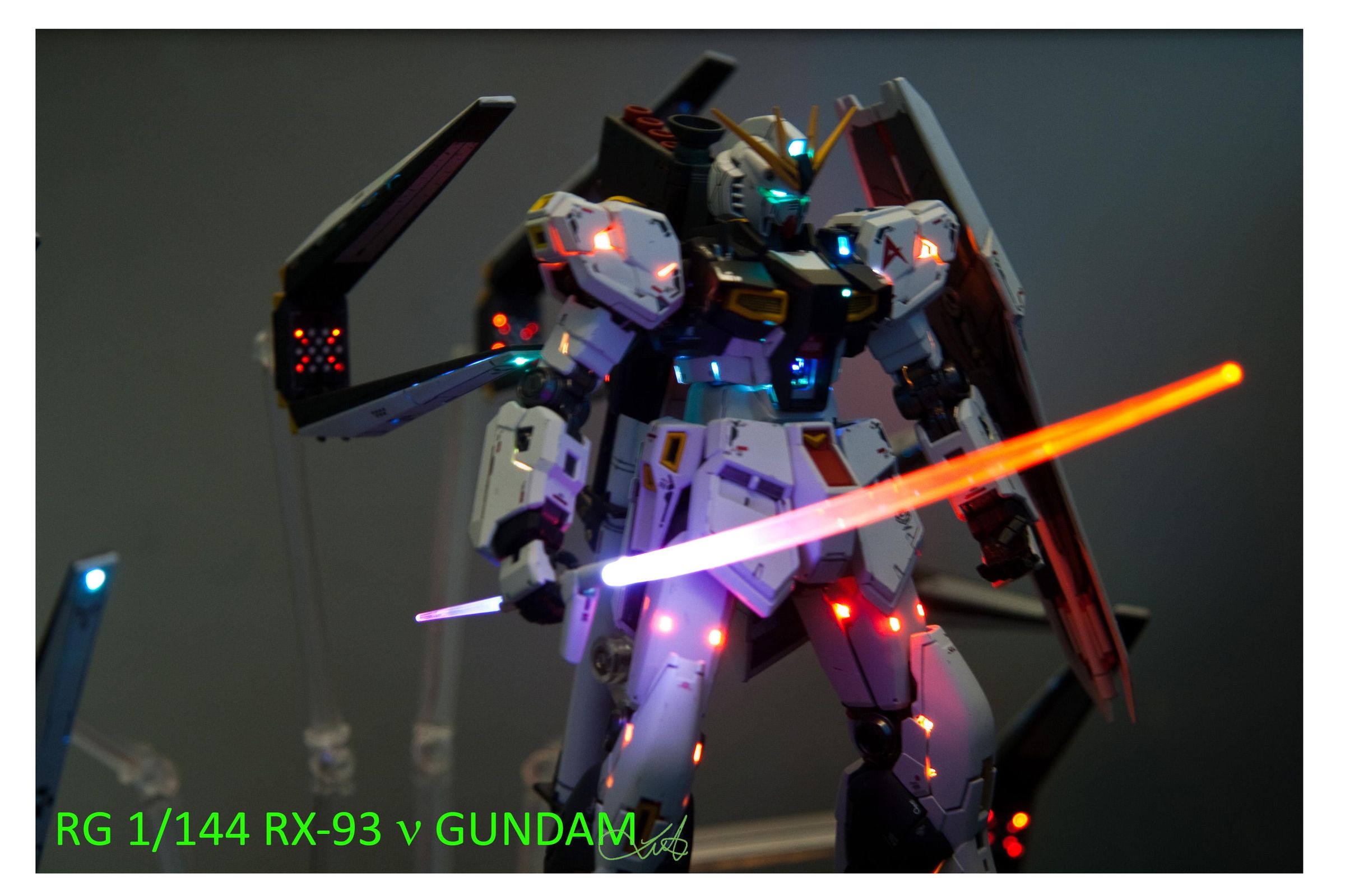 RG 1/144 Nu Gundam Rainbow LED : 7 Steps (with Pictures) - Instructables