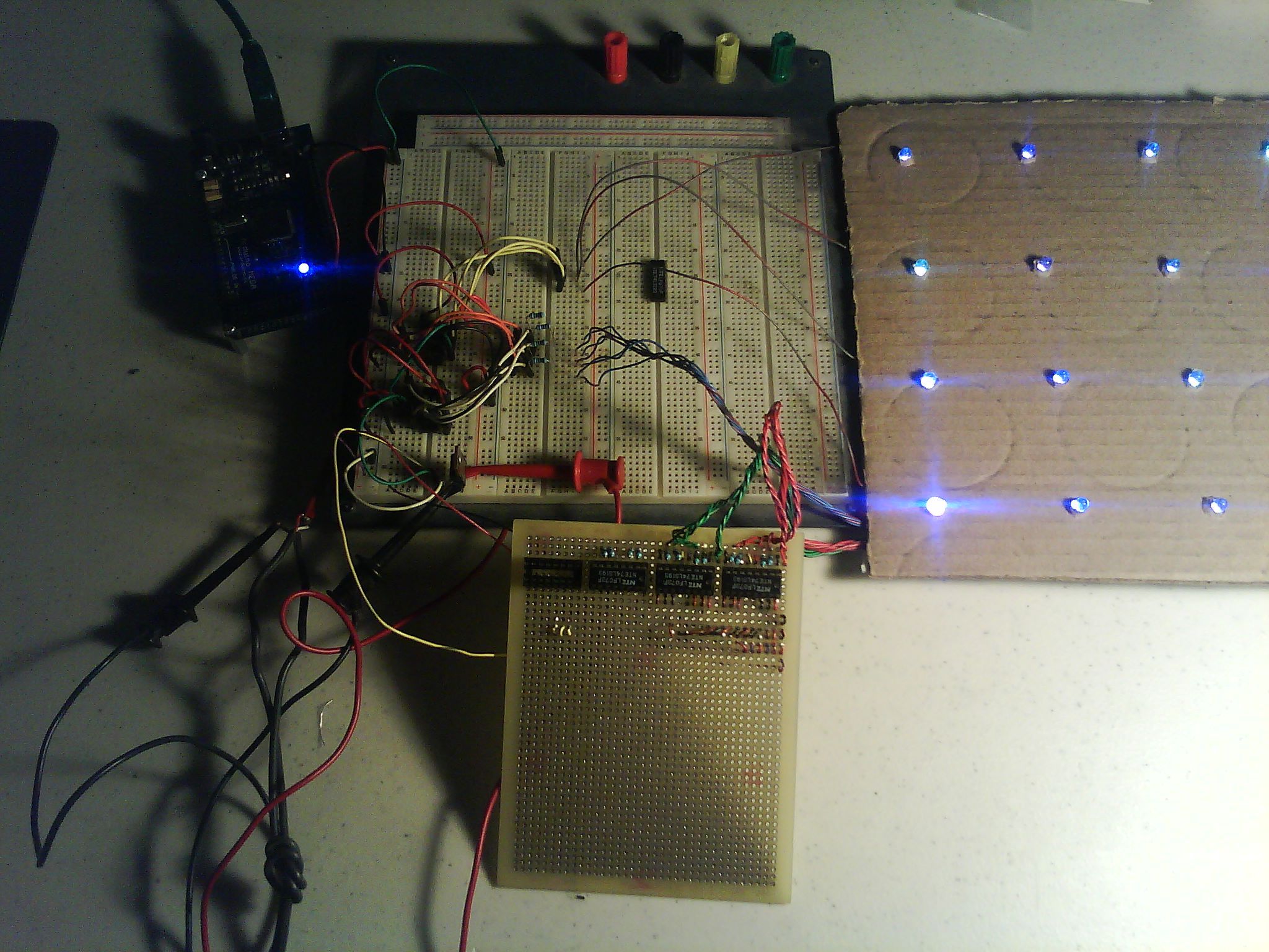 Sound Activated 4 X 7 RGB LED Matrix : 3 Steps - Instructables