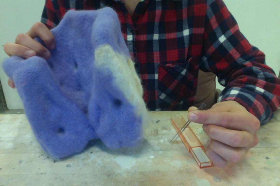Dry Felting Sponges: the Double Needle Technique - Instructables