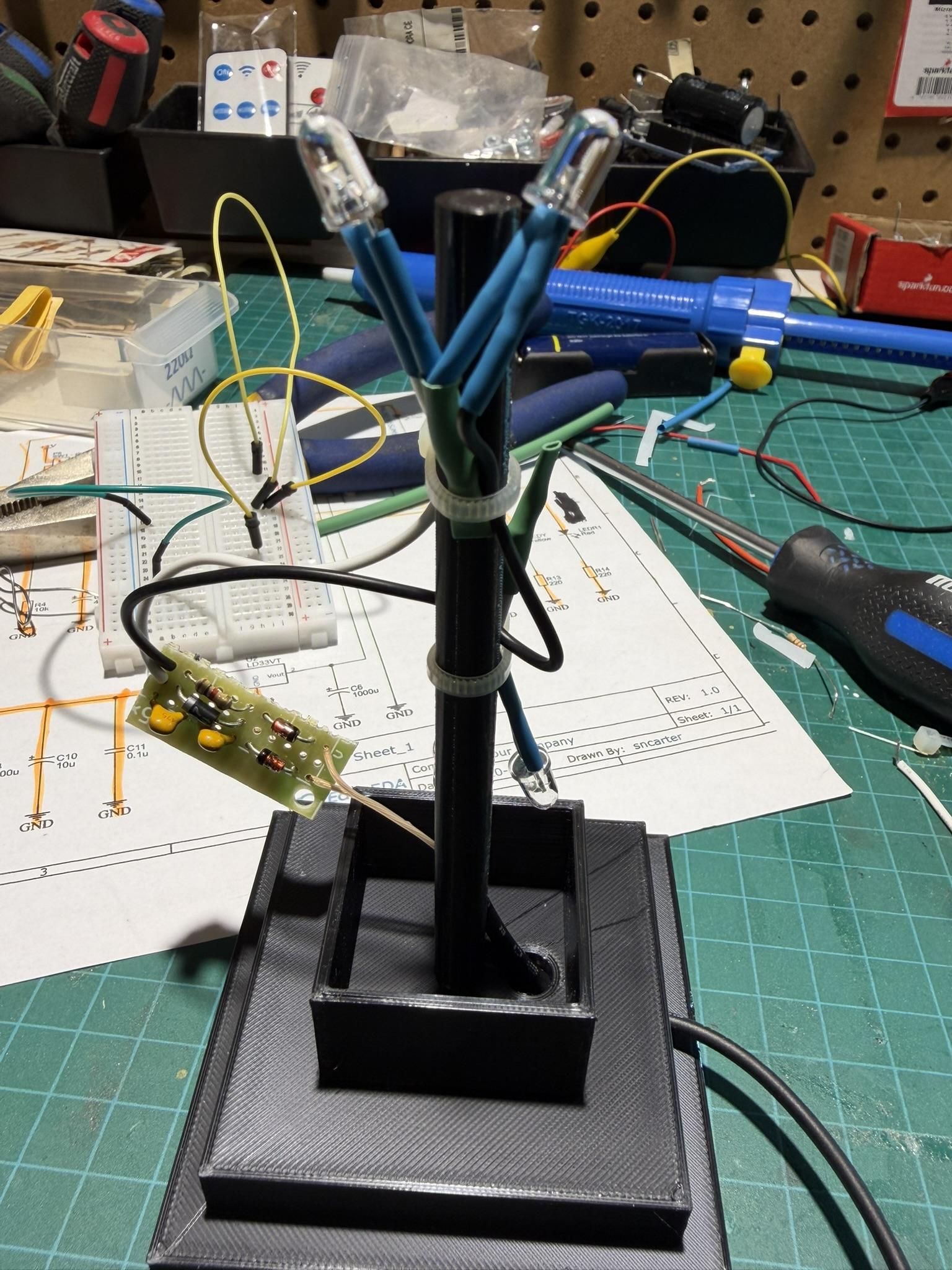 Home Telephone Ring Light for Hard of Hearing Folks : 3 Steps ...