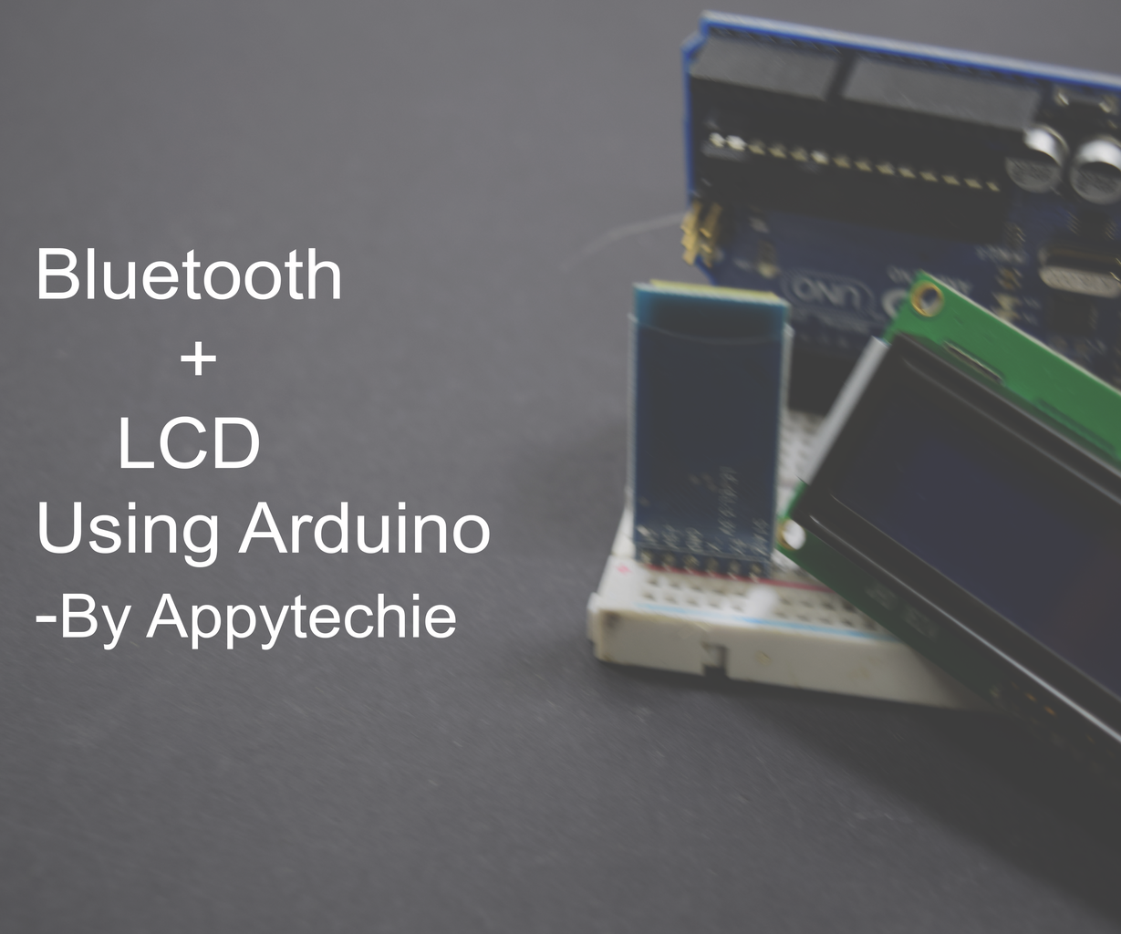 Lcd Display Via Bluetooth 5 Steps With Pictures Instructables