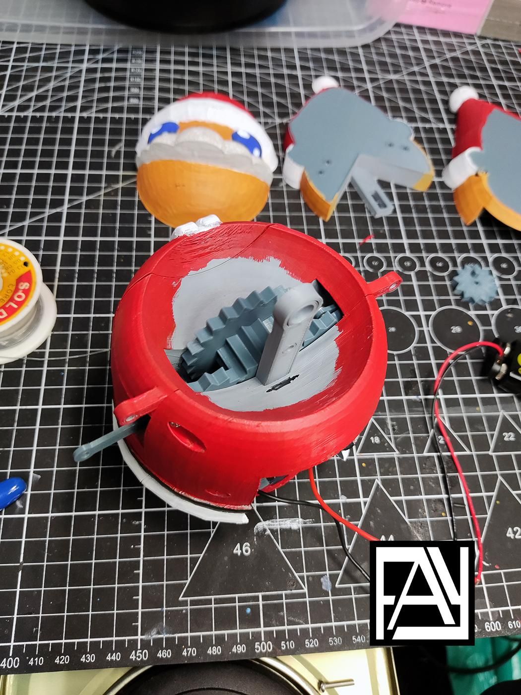 Dancing Santa Clause Automata : 8 Steps (with Pictures) - Instructables
