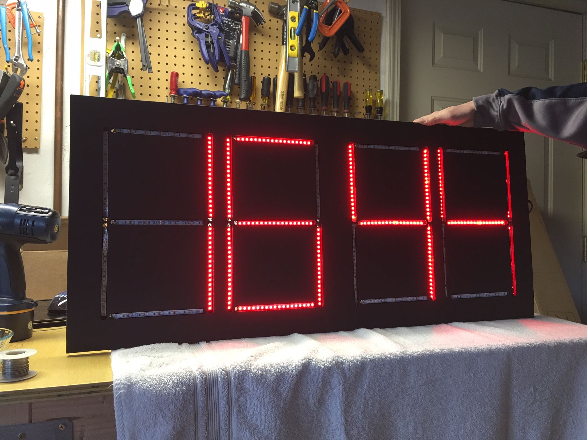 Large 7 Segment LED Pace Clock : 5 Steps (with Pictures) - Instructables