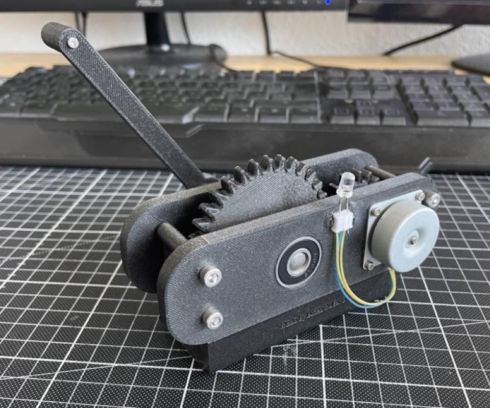 3d Printed Hand-cranked Generator : 4 Steps - Instructables