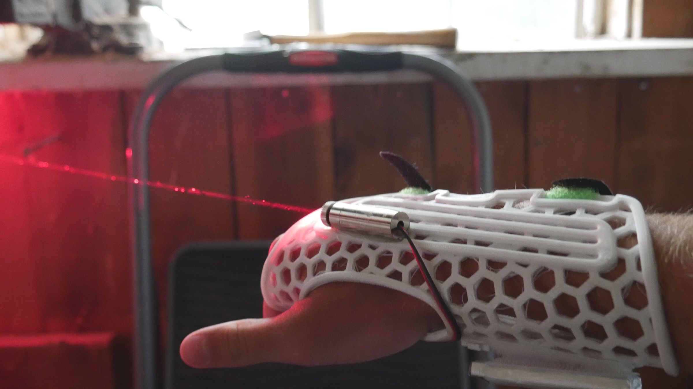 Wrist Mounted Laser Gauntlet Prototype : 7 Steps (with Pictures ...