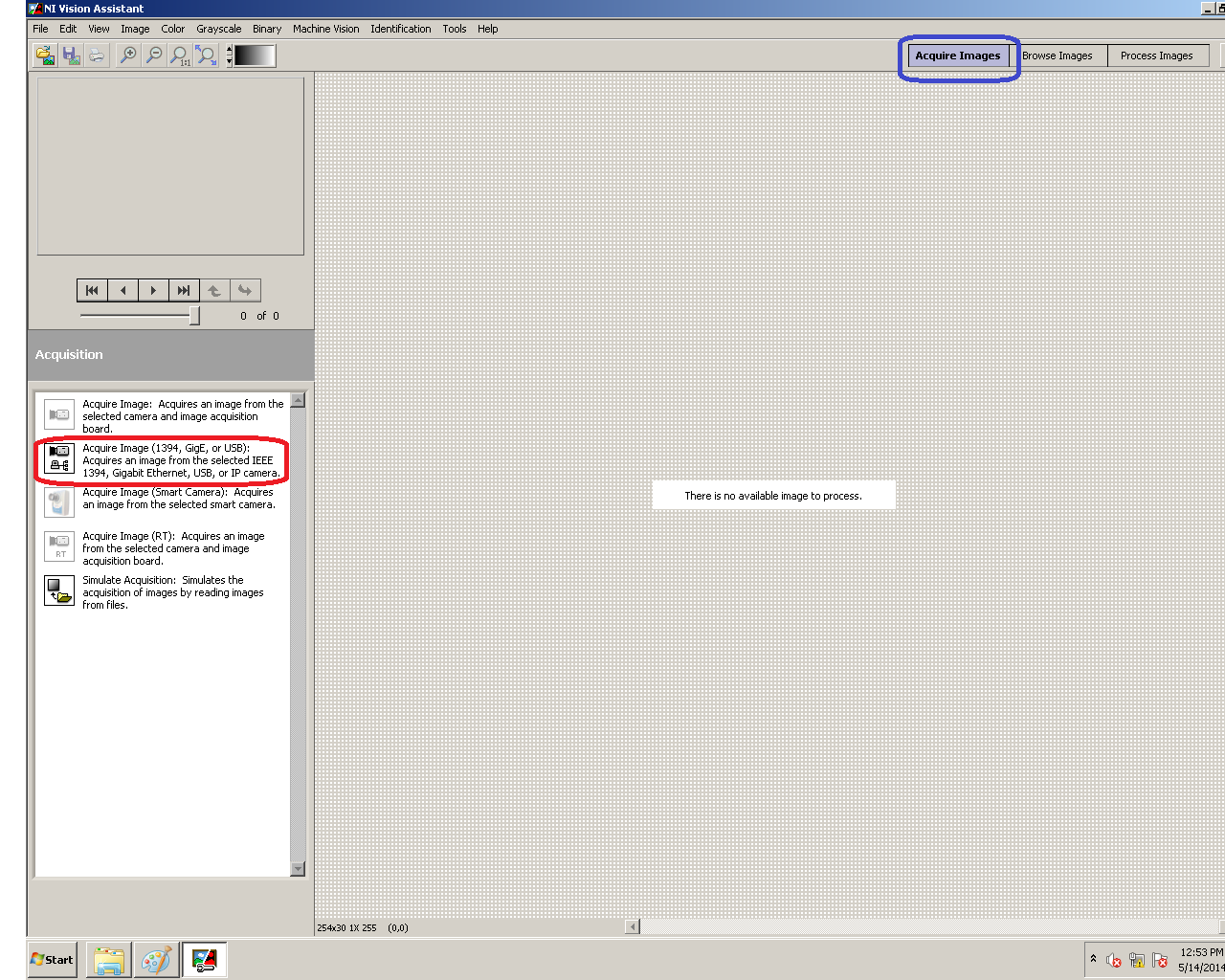 Image Acquisition in NI Vision Assistant : 4 Steps - Instructables
